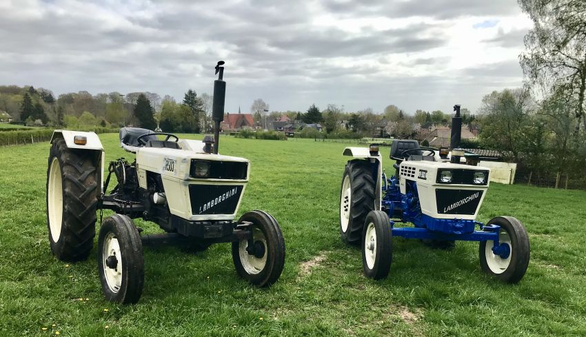 Te koop: TE KOOP: 2 gerestaureerde Lamborghini R 503 tractoren