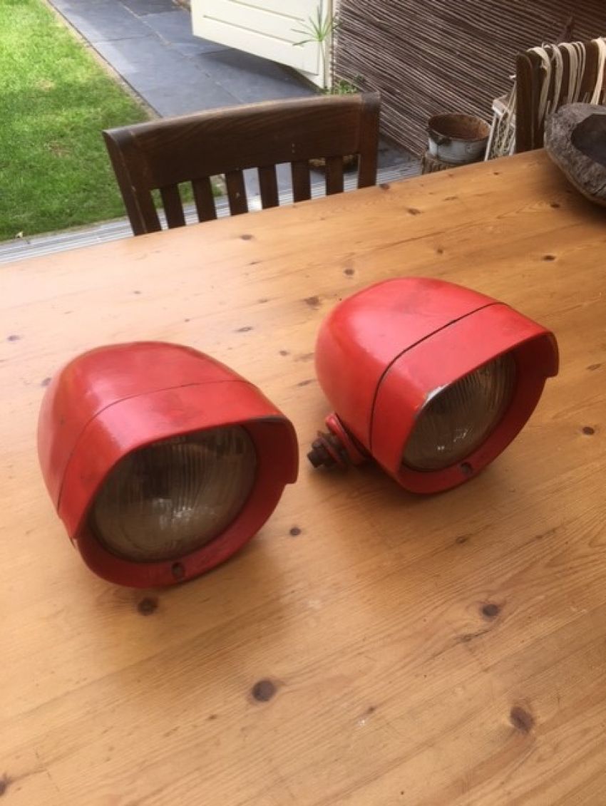 Set koplampen Fiat oldtimer