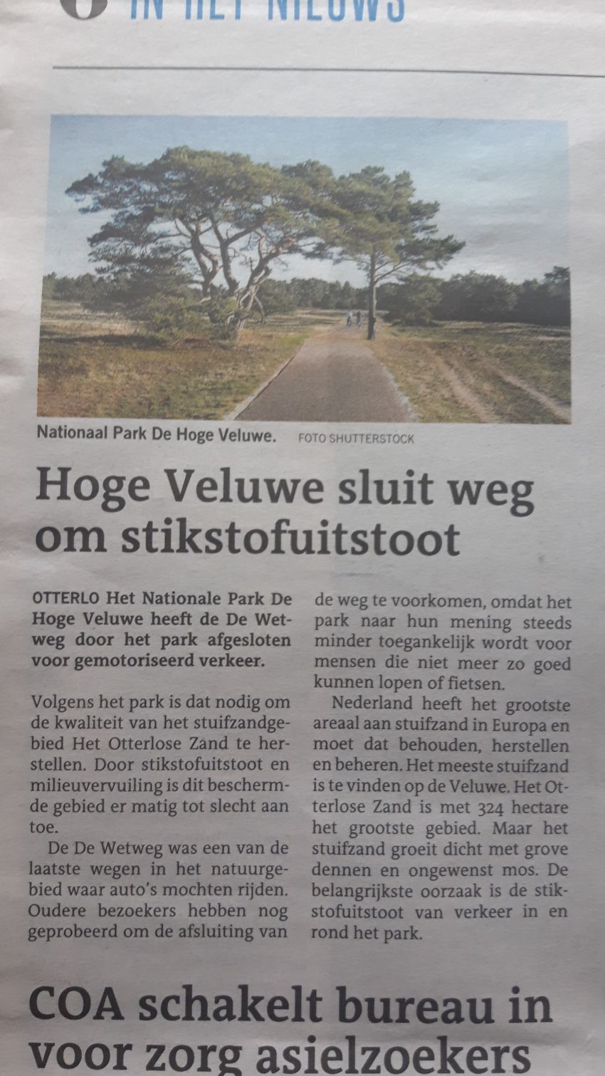 Stikstof als smoesje voor een ander doel , nieuwste column Ronald Plasterk