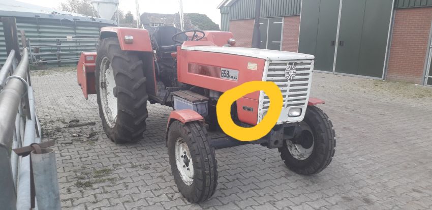 Steyr 760 - Waar kan ik het chassisnummer vinden van een 760