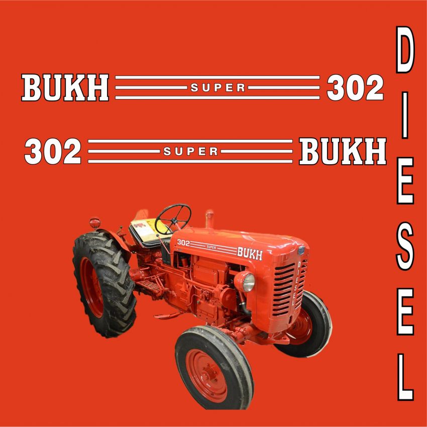 Te koop: Sticker set Bukh 302 Super
