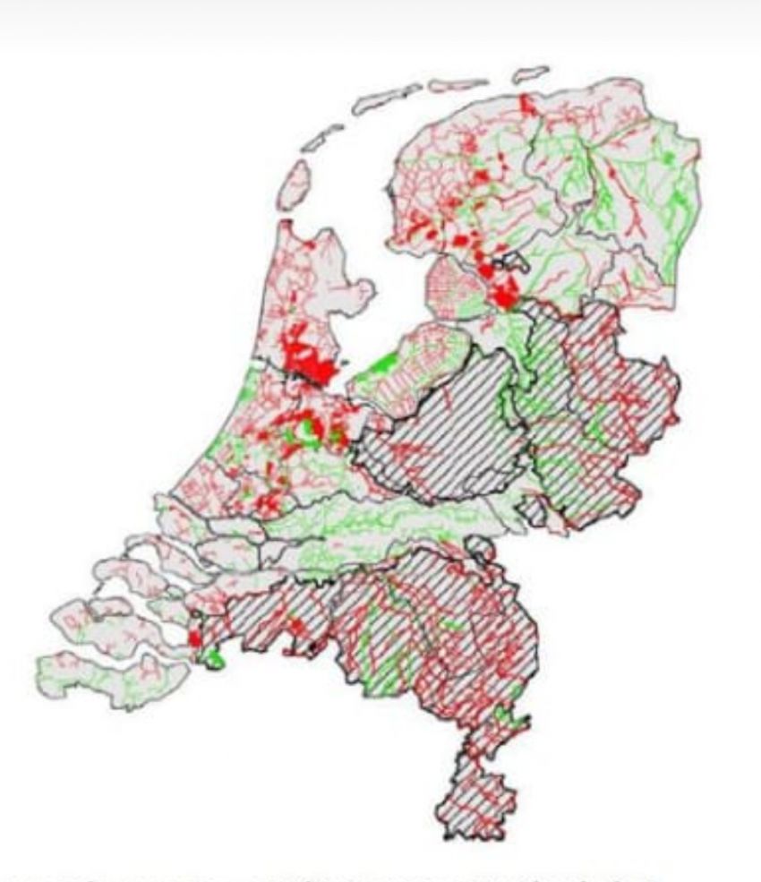 Nutriënten verontreinigde gebieden