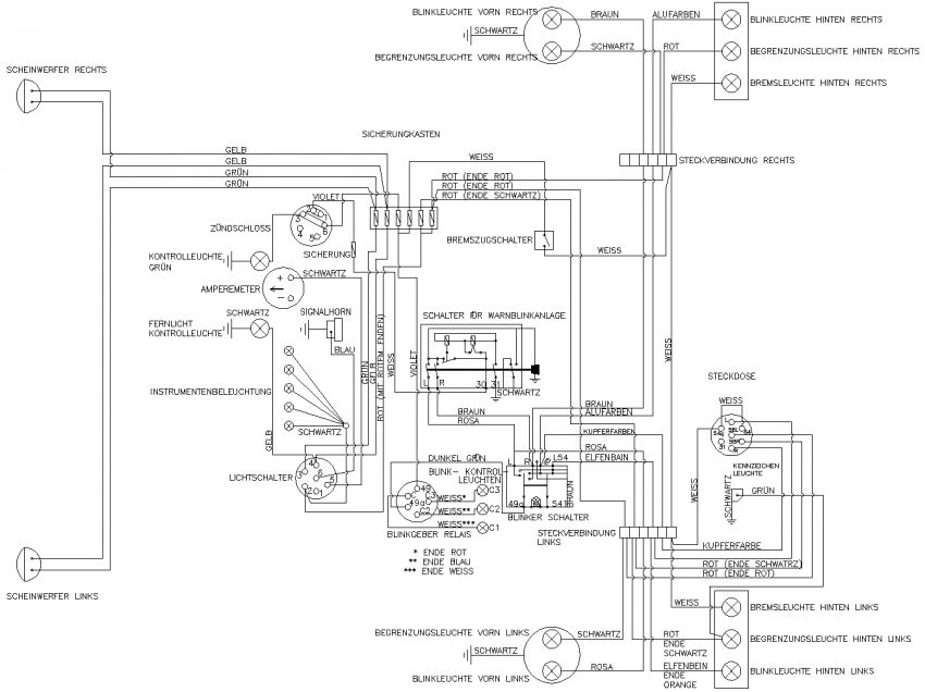 Massey Ferguson 135 - Uitgebreid elektrisch schema gezocht
