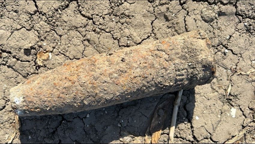 Oud explosief gevonden bij het tulpen rooien