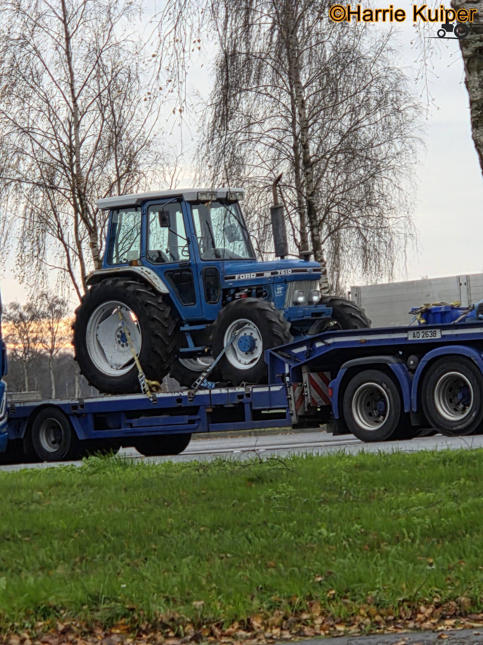 Ford 7610 gen II onderweg – Zwinderscheveld, 18 dec 2025