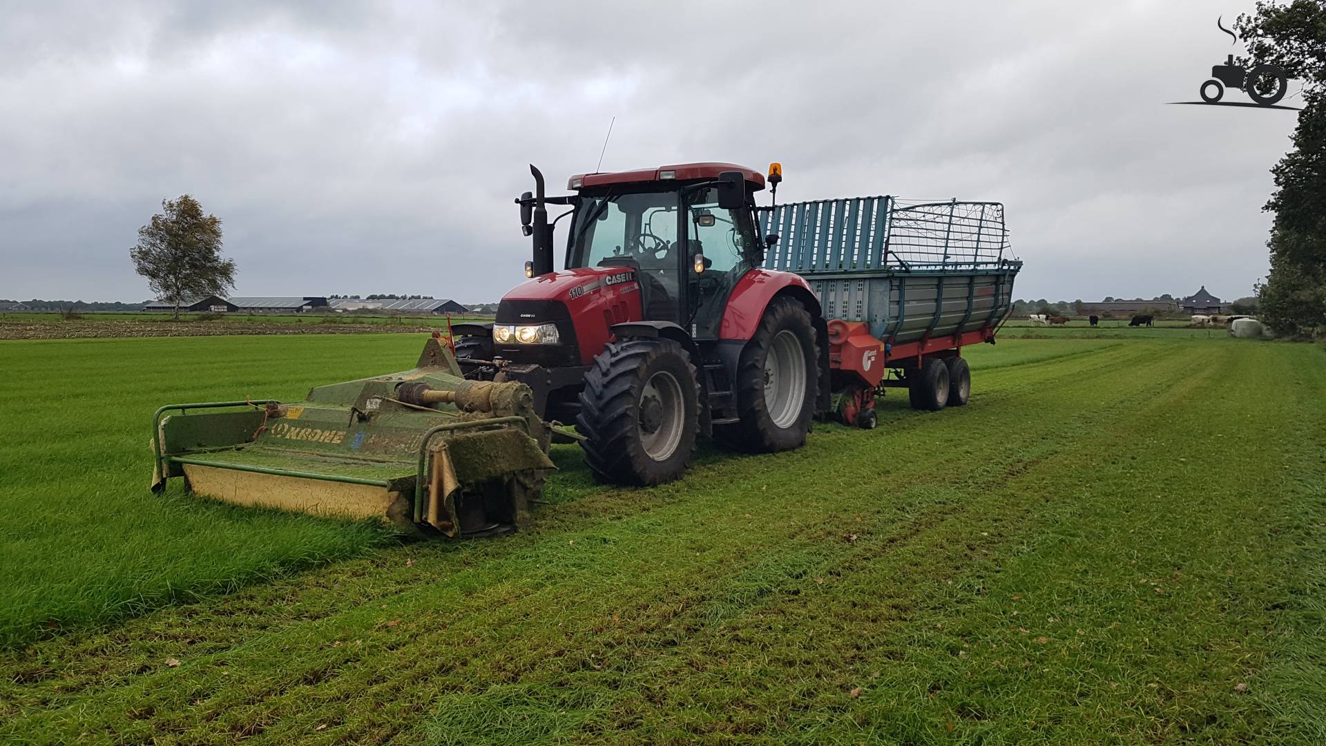 Foto Case IH Maxxum 110 van Melkveebedrijf Brink