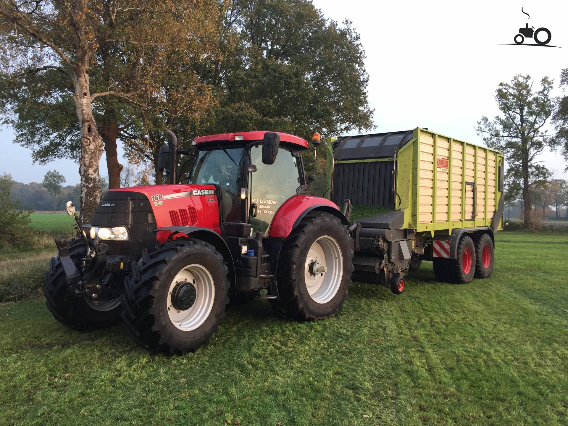 Foto Case IH Puma 160 van H.j. Looman en Zn.