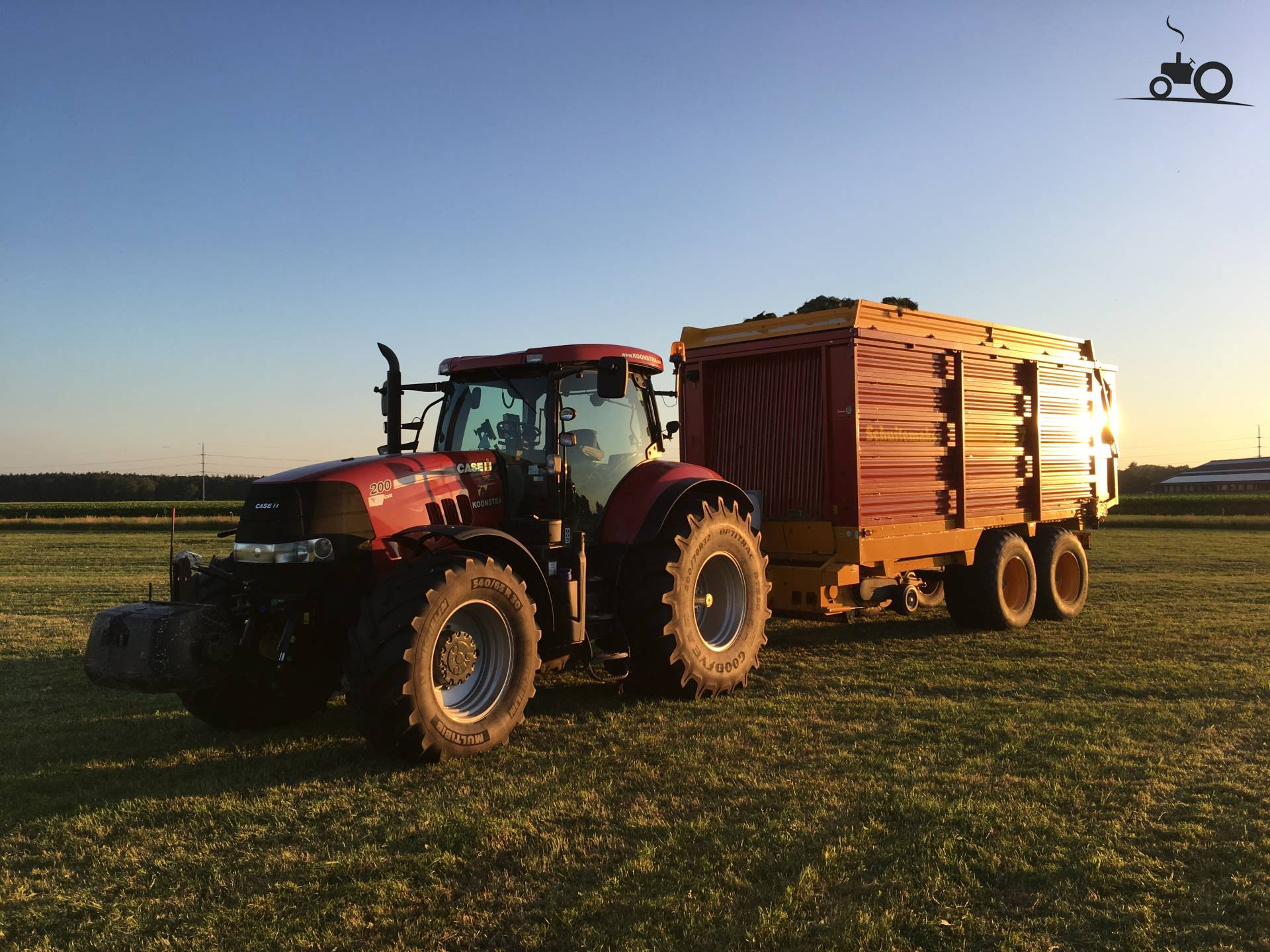 Foto Case IH Puma 200 van Loonbedrijf Koonstra
