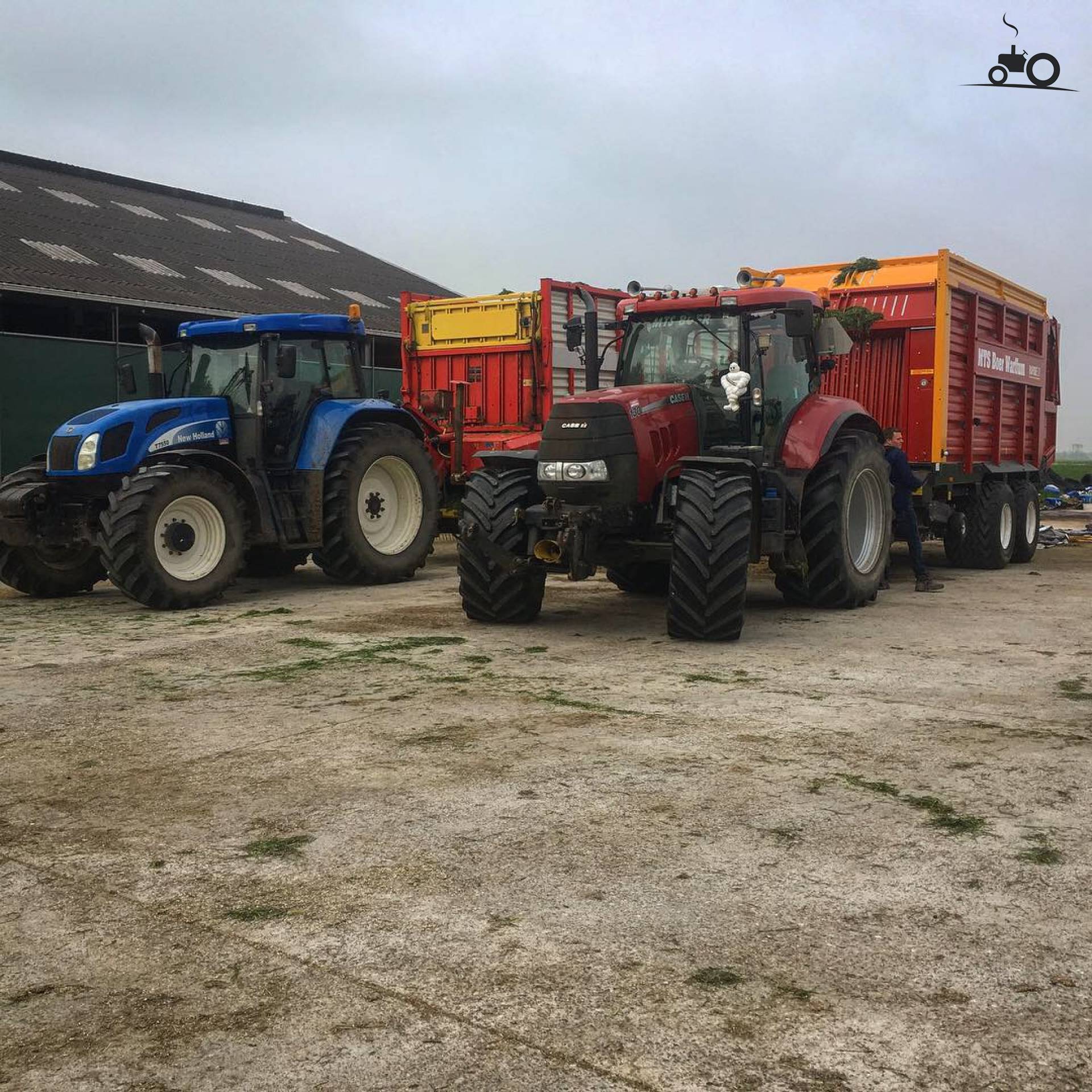 Foto Case IH Puma 130 van Melkveebedrijf Mts Boer