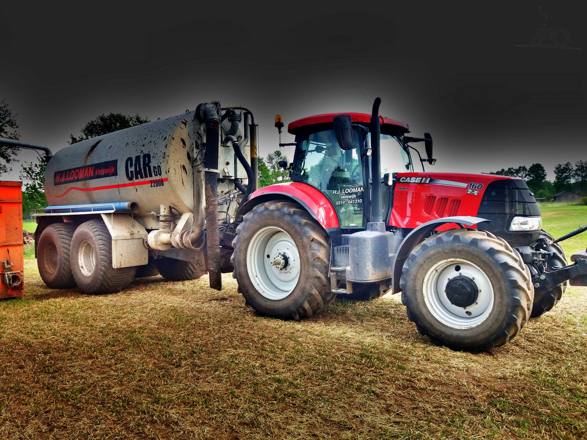 Foto Case IH Puma 160 van H.j. Looman en Zn.