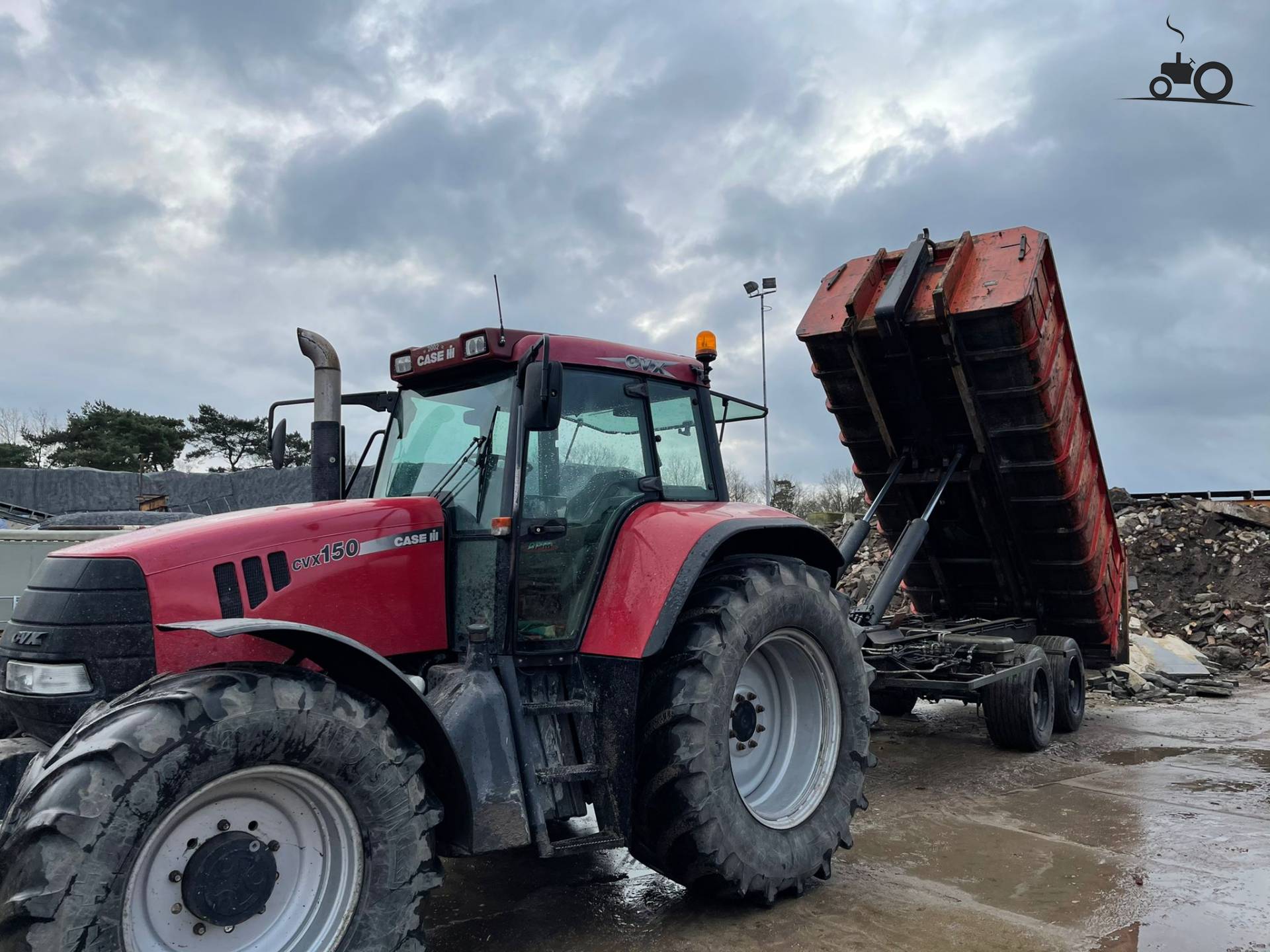 Foto Case IH CVX 150 van Mertens Dienstverlening
