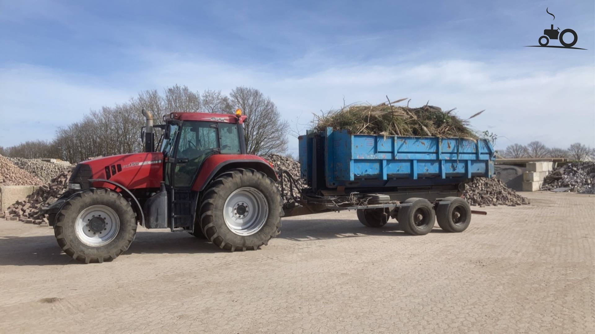 Foto Case IH CVX 150 van Mertens Dienstverlening