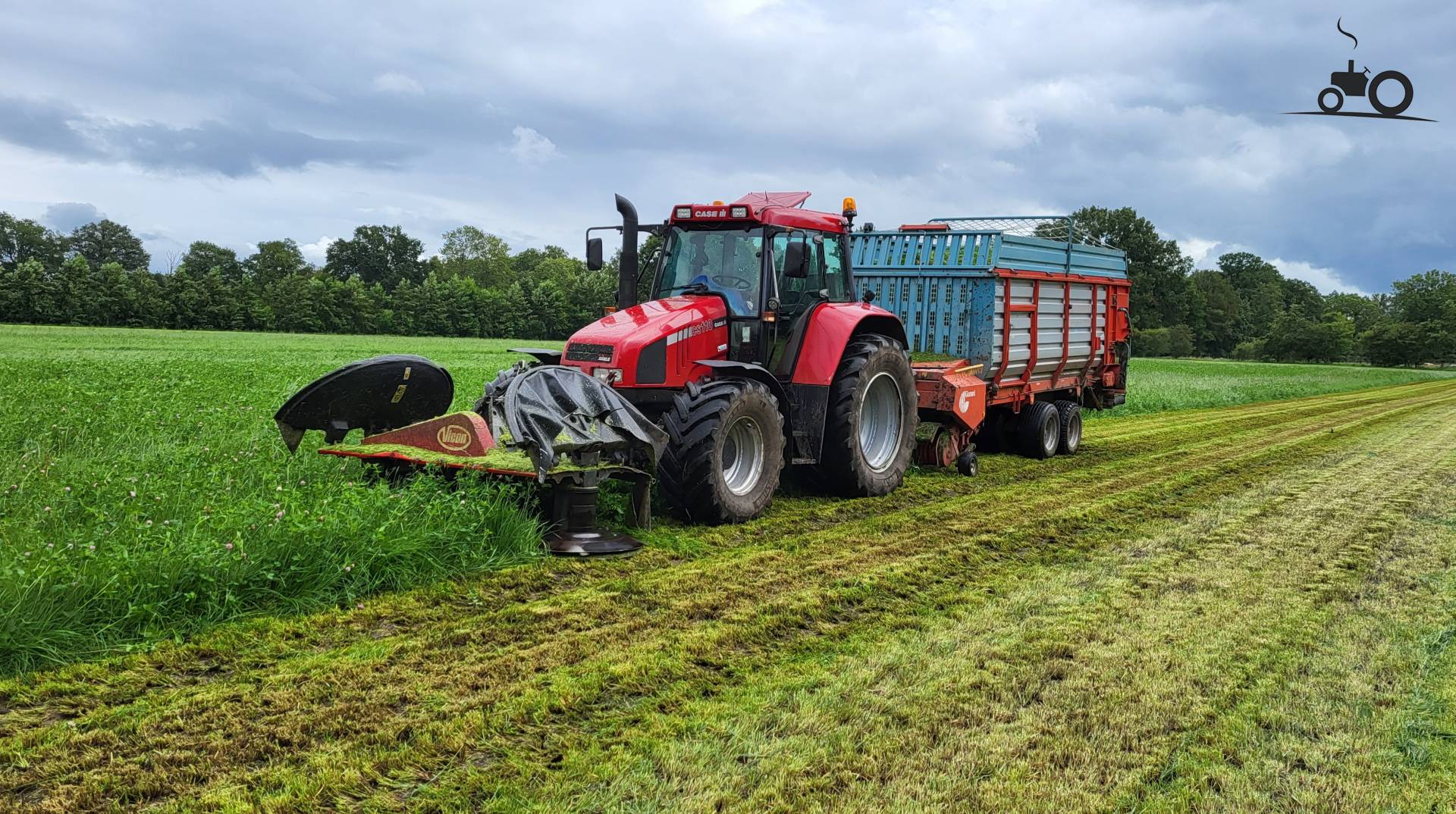 Foto Case IH CS 110 van Melkveebedrijf Van Ravenhorst