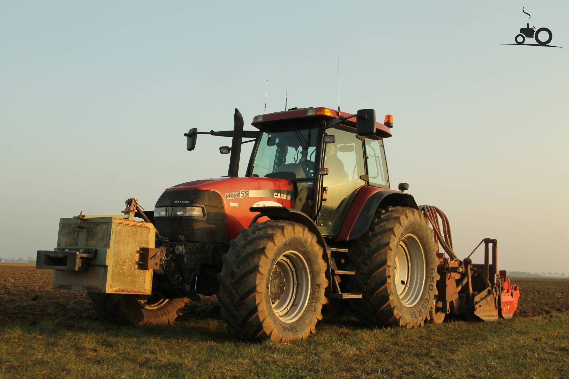 Foto Case IH Maxxum MXM 155 van De Kleijberg BV