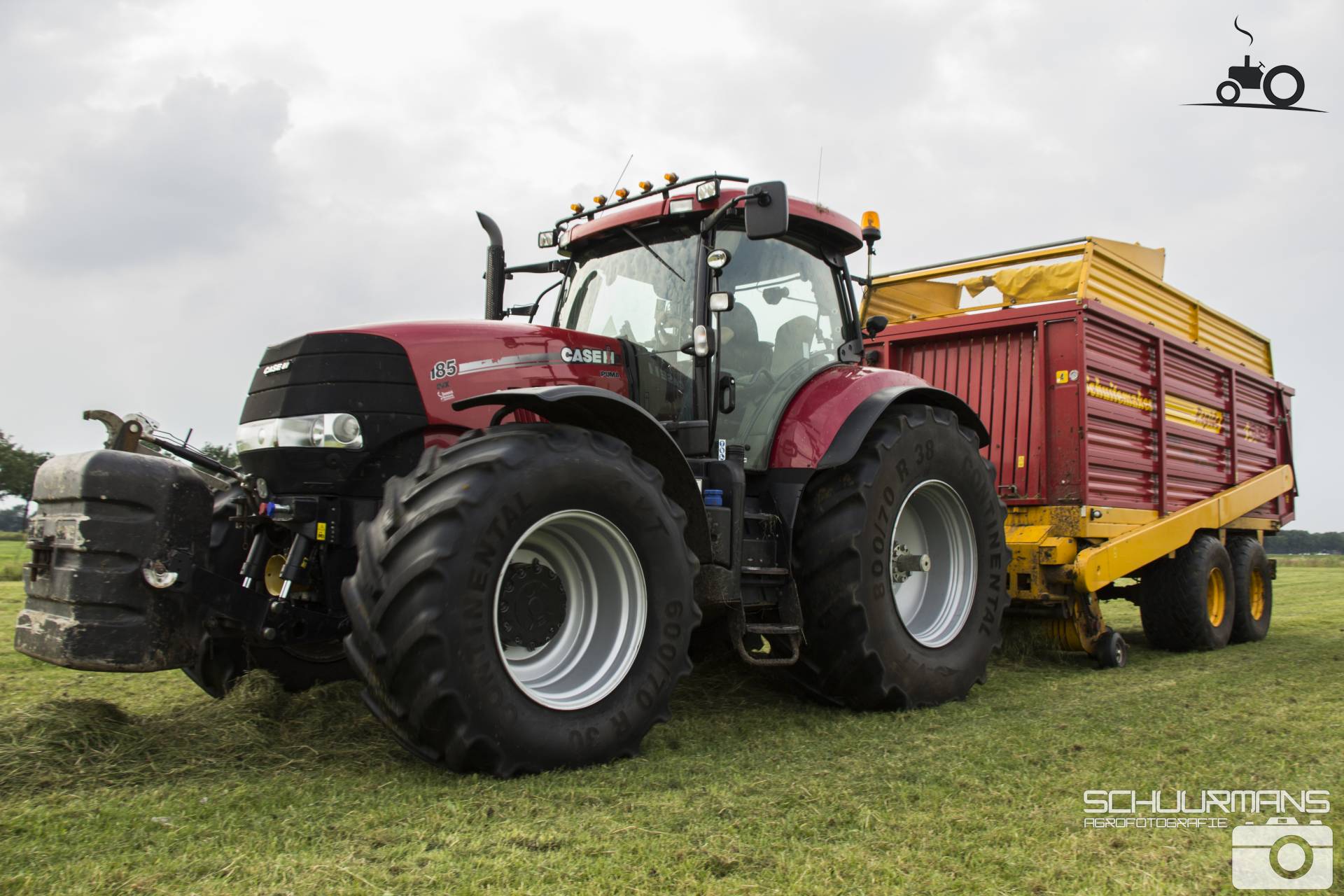 Foto Case IH Puma 185 CVX van Loon- en Grondverzetbedrijf Dolsma