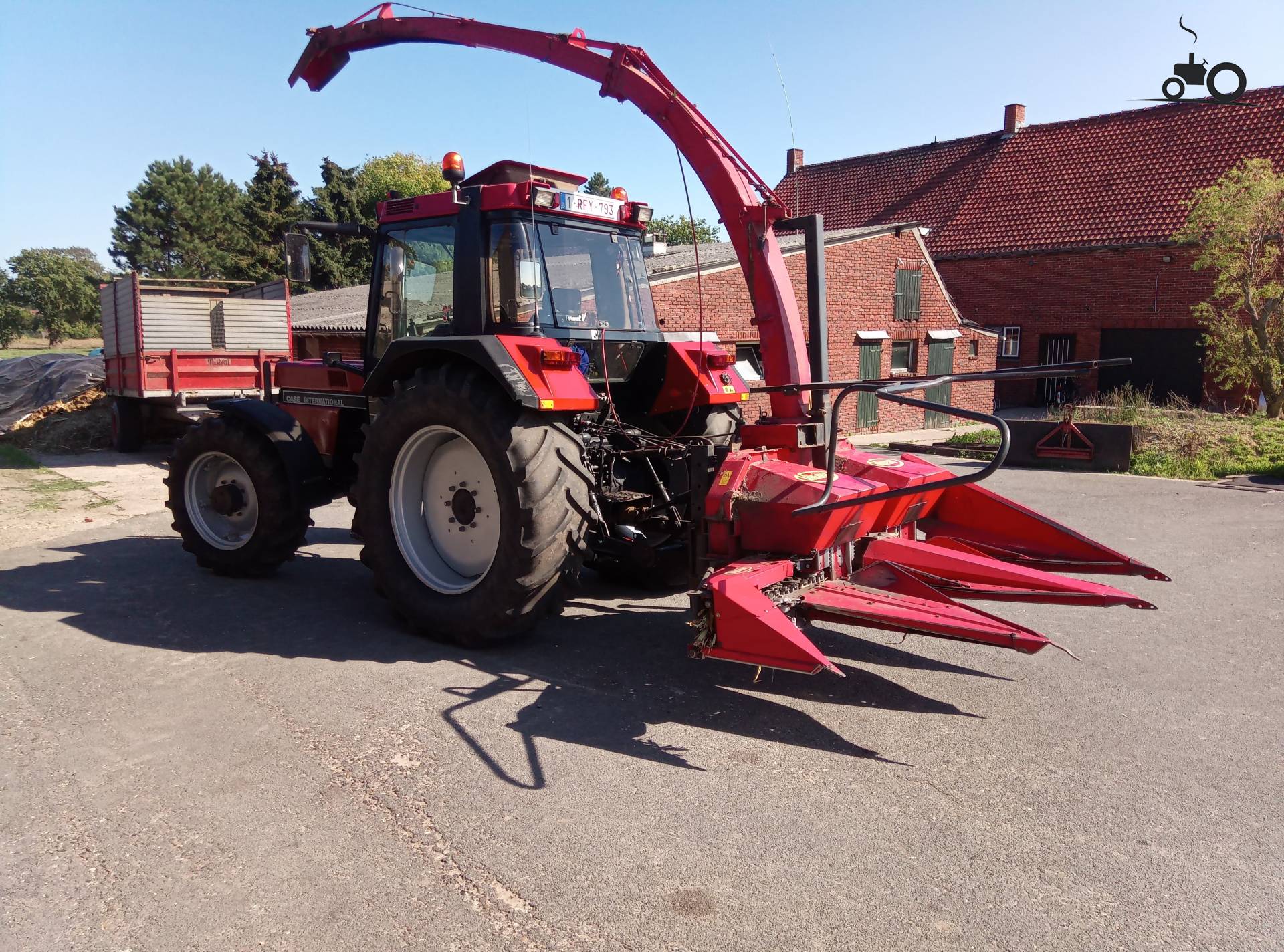 Case 956xl met 3 rijer pz