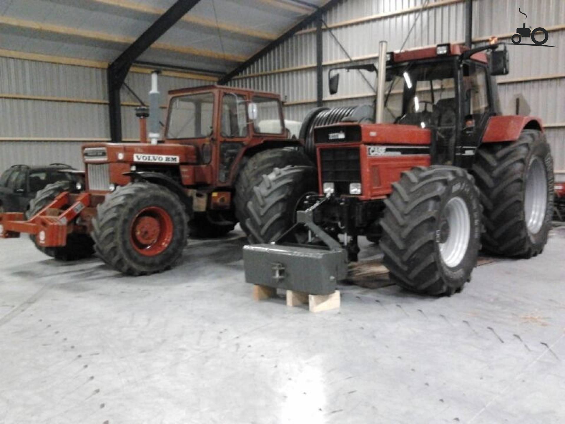 Trekkerslep / trekkertrek / tractorpulling - Case International 1455 XL