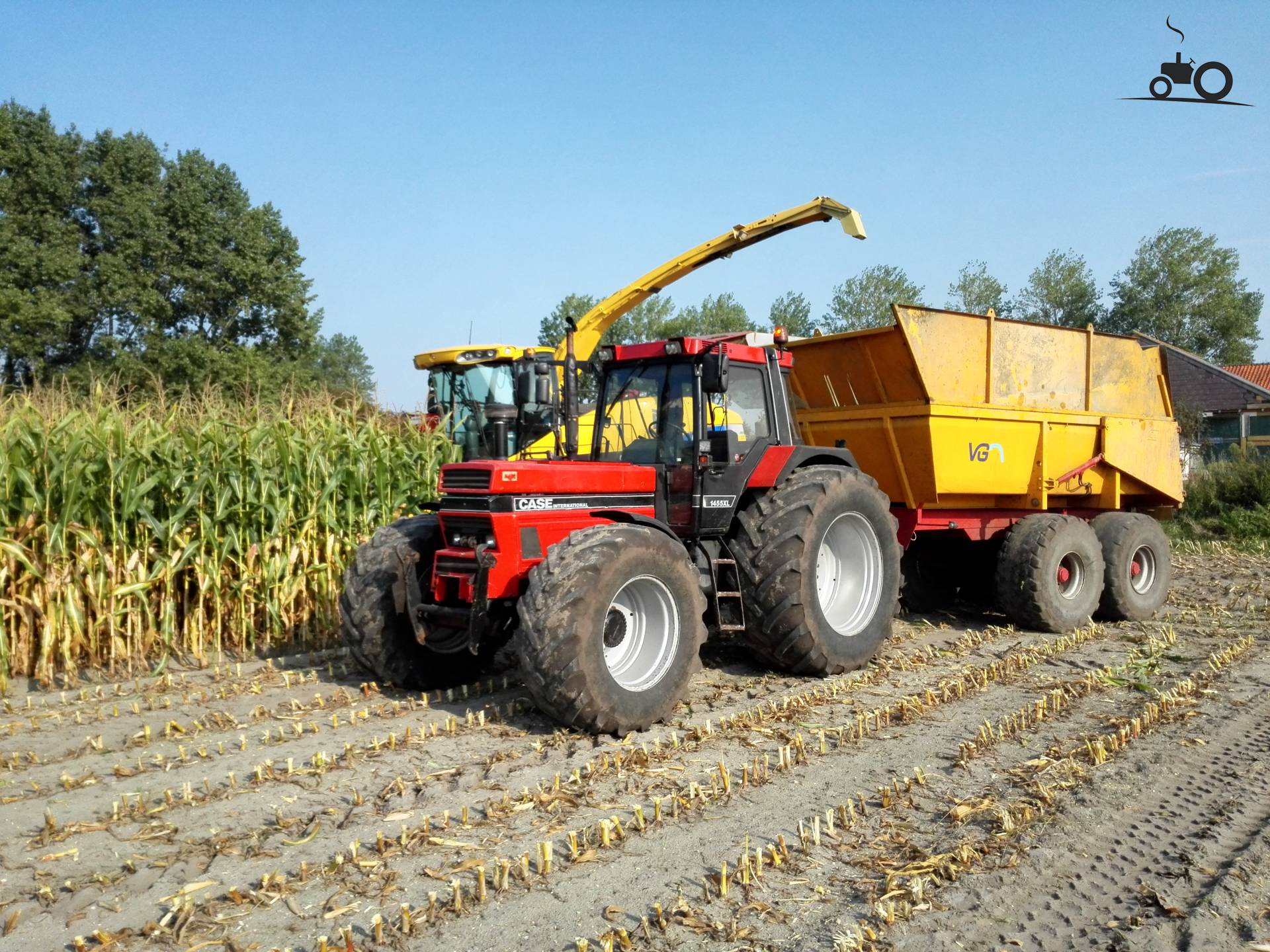 Foto Case International 1455 XL van Mts Van Der Peet