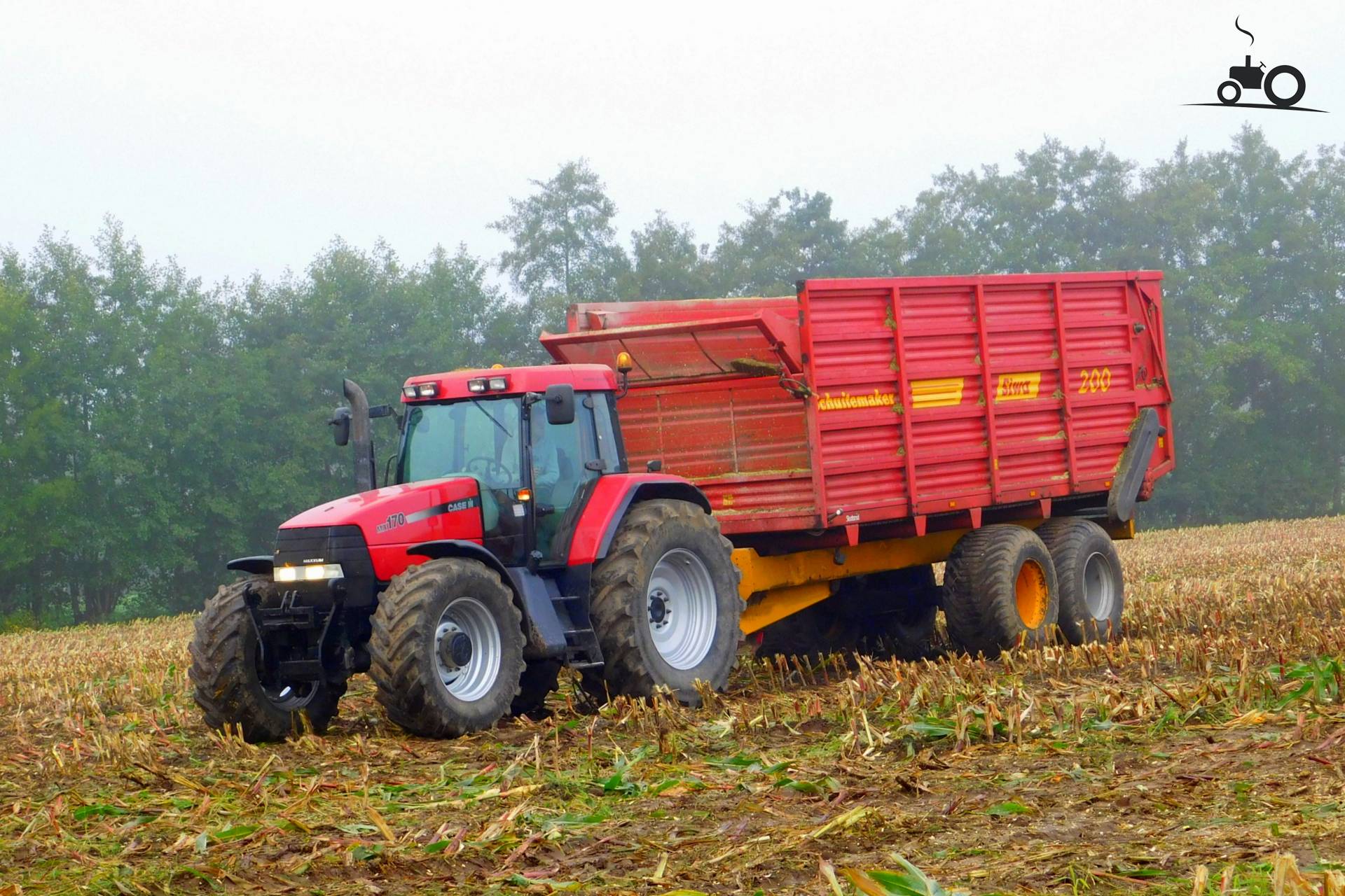 Foto Case IH Maxxum MX 170 van Loon en Grondverzetbedrijf Mateman