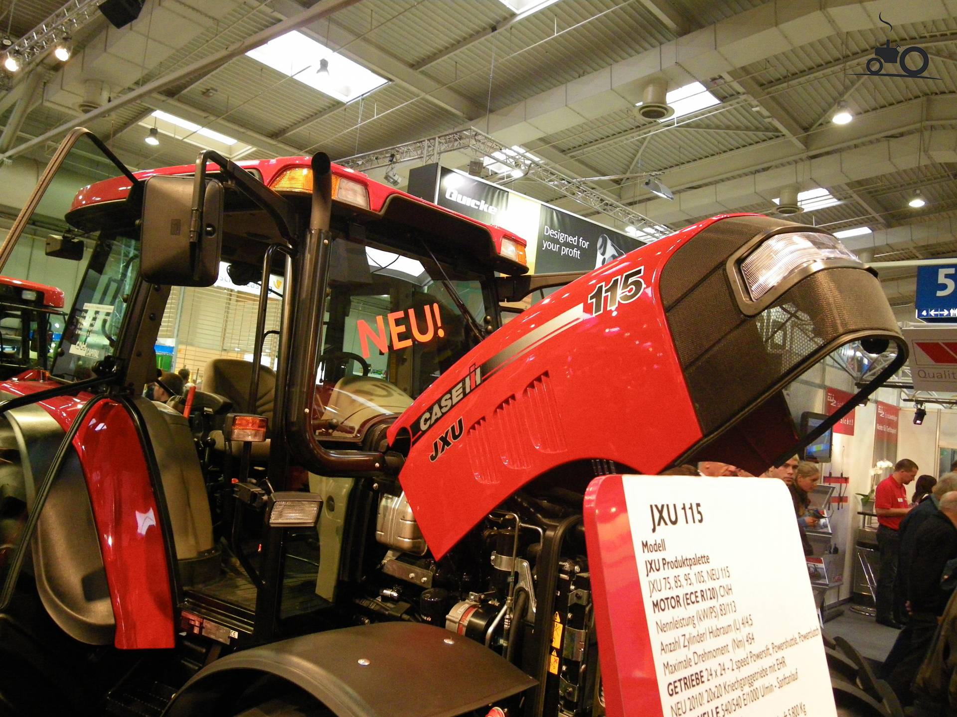 Case IH JXU 115 - United Kingdom - Tractor picture #294953