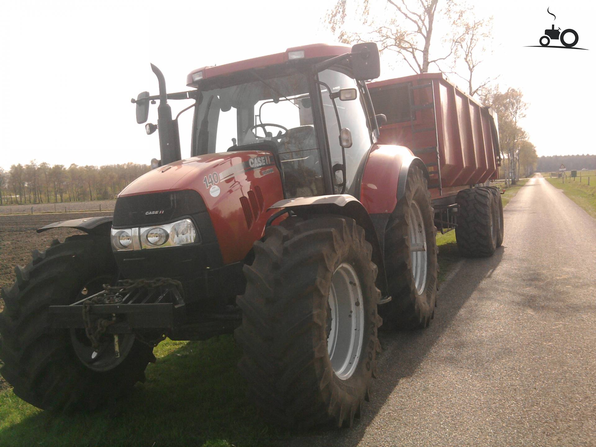 Foto Case IH Maxxum 140 van Mts. Meijerink