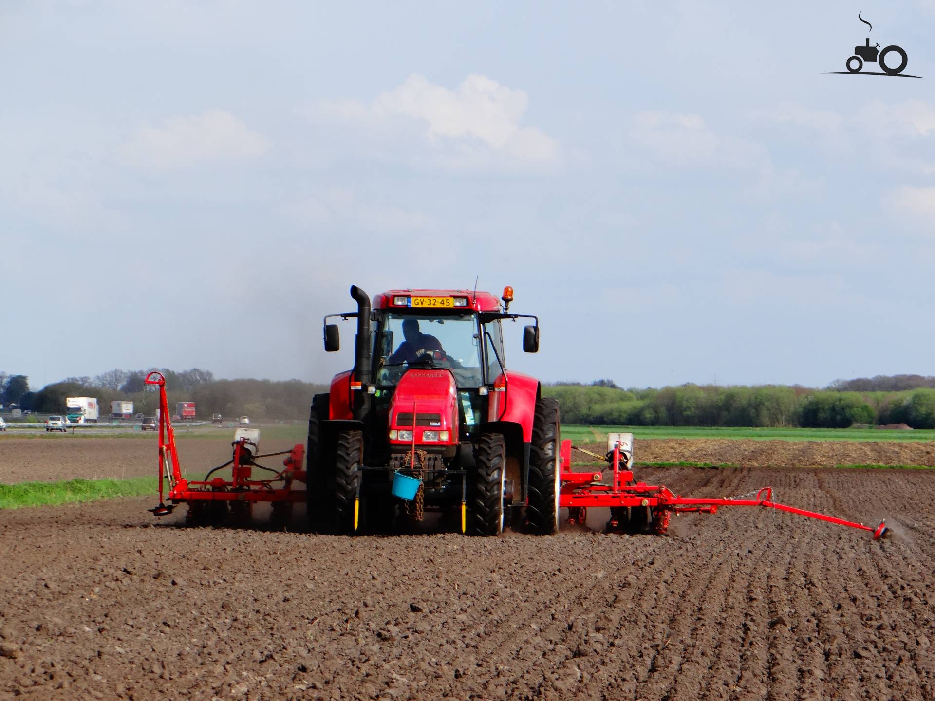 Foto Case IH CS 110 van Loonbedrijf Tietema