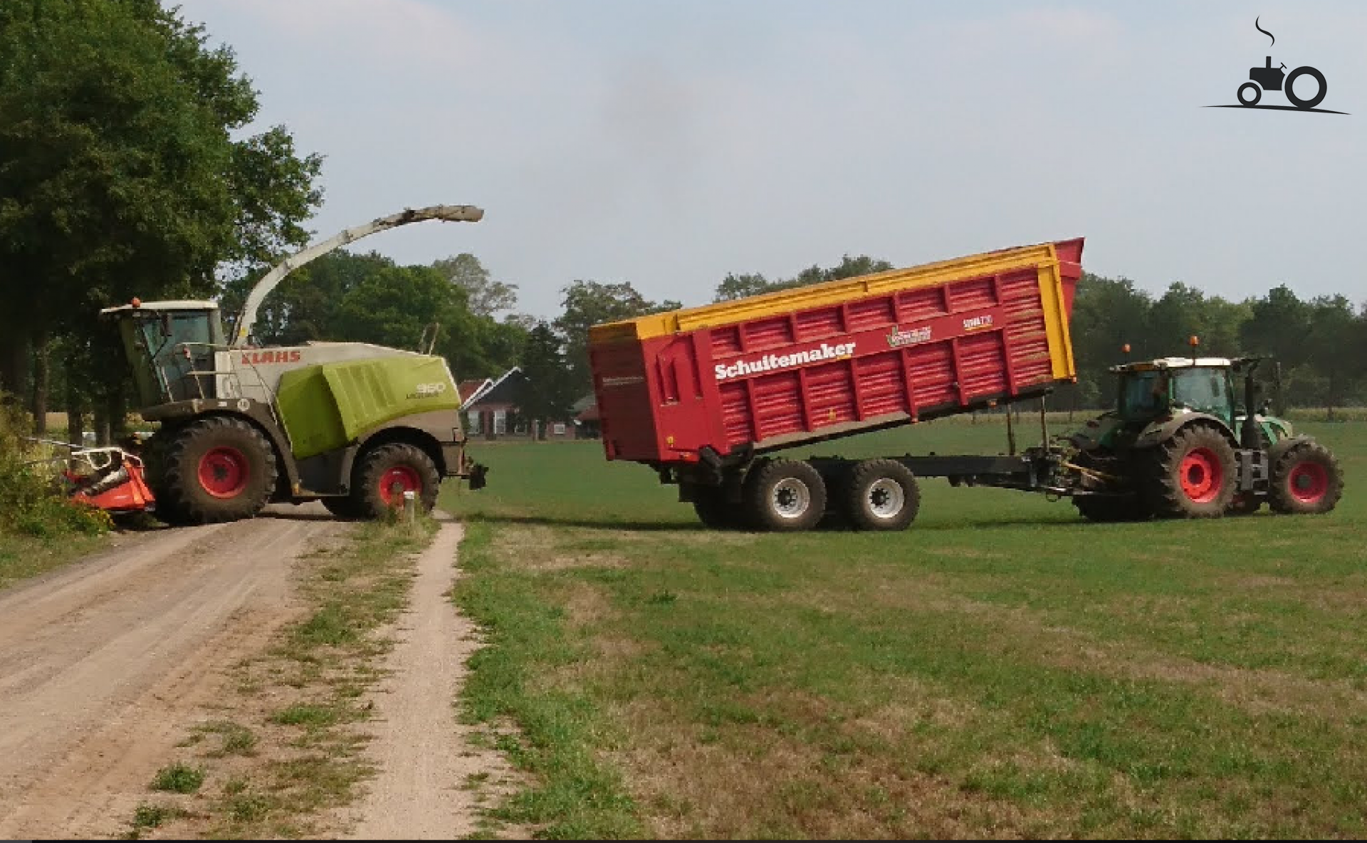 Foto Claas Jaguar 960 van Loonbedrijf Vragender