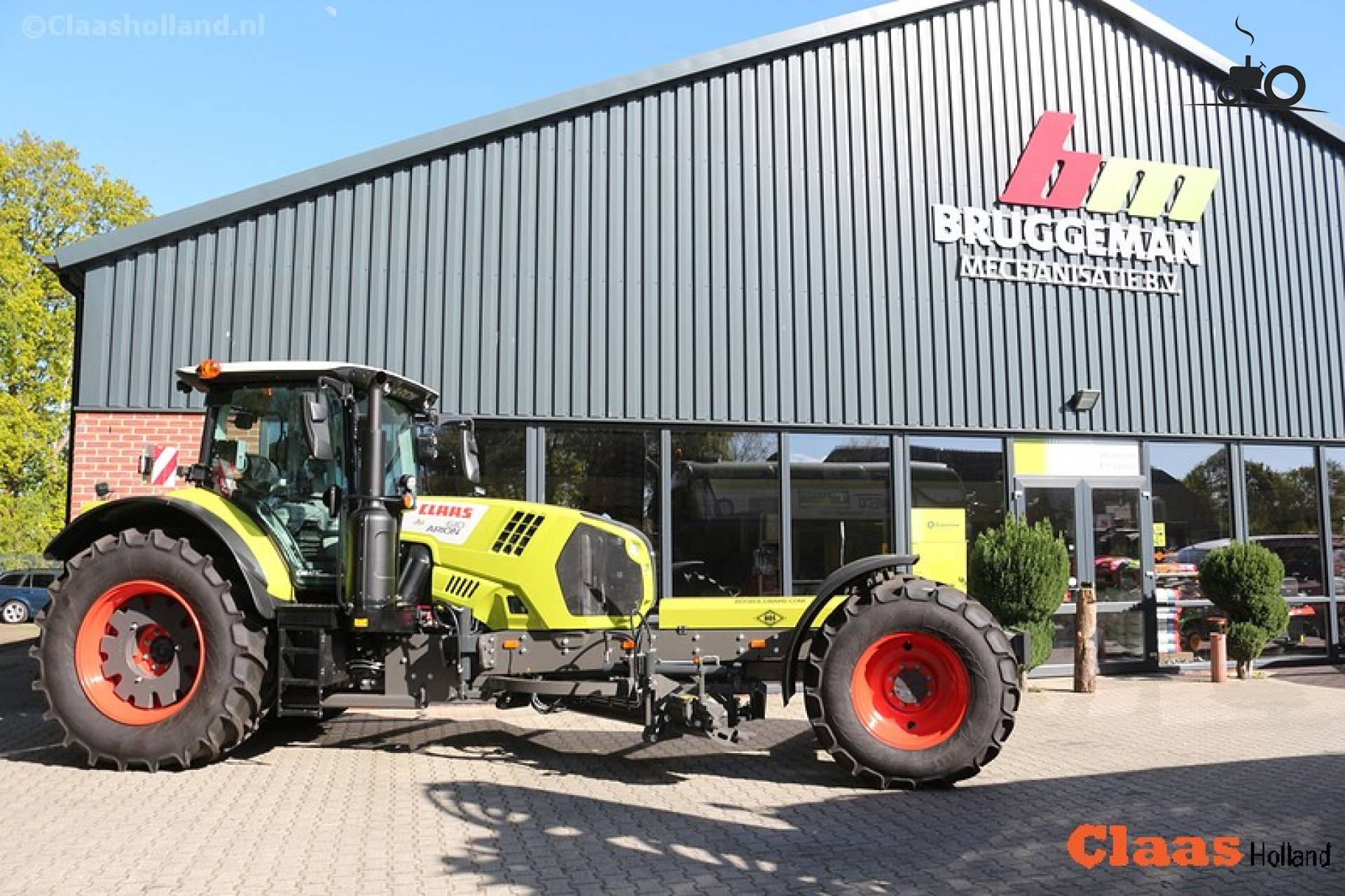 Foto Claas Arion 610 van Gemeente Wierden, Bruggeman Mechanisatie Lemele