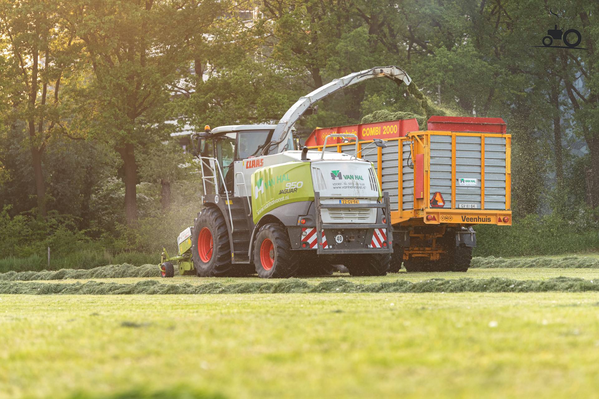Foto Claas Jaguar 950 van Loon- En Grondverzetbedrijf Van Hal.