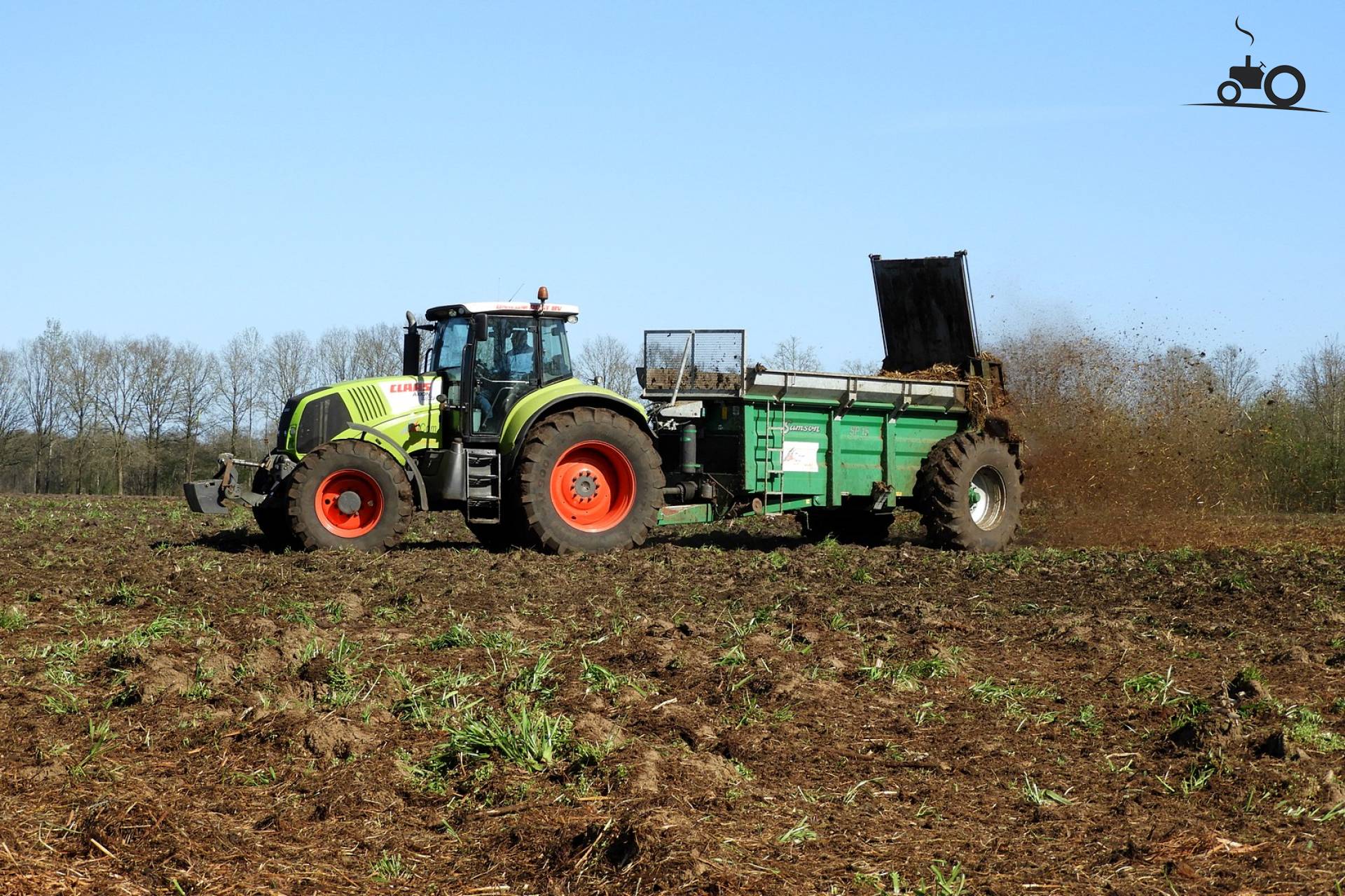 Foto Claas Axion 850 van Unicom Oost BV