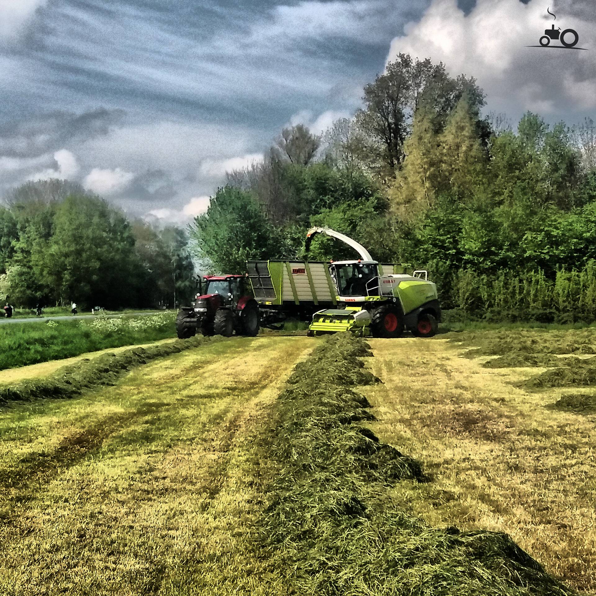 Foto Claas Jaguar 840 van H.j. Looman en Zn.