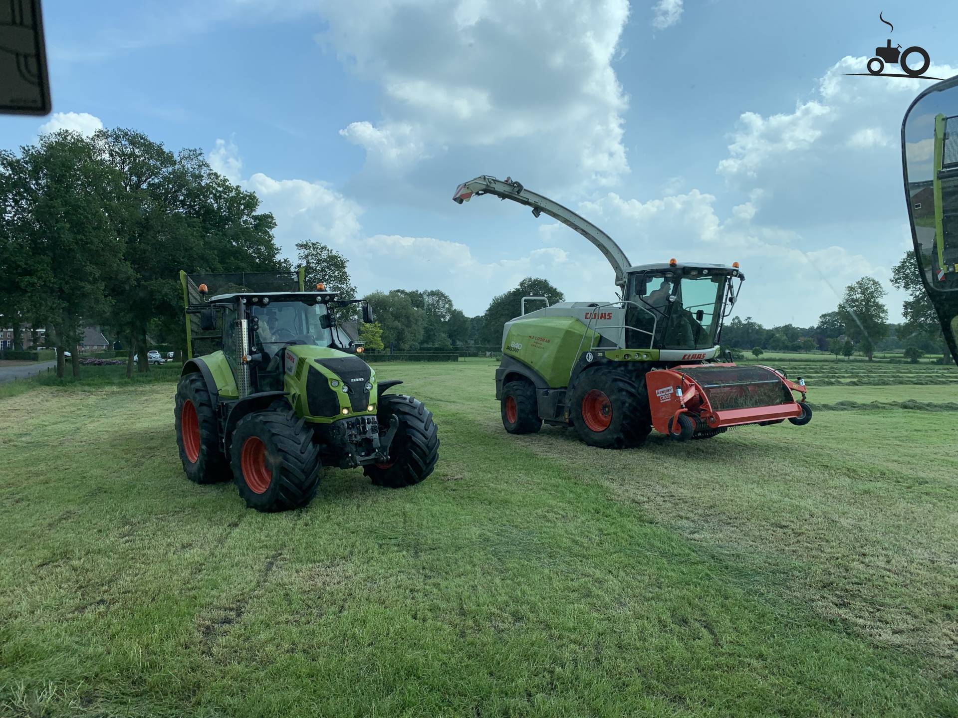 Foto Claas Jaguar 840 van H.j. Looman en Zn.