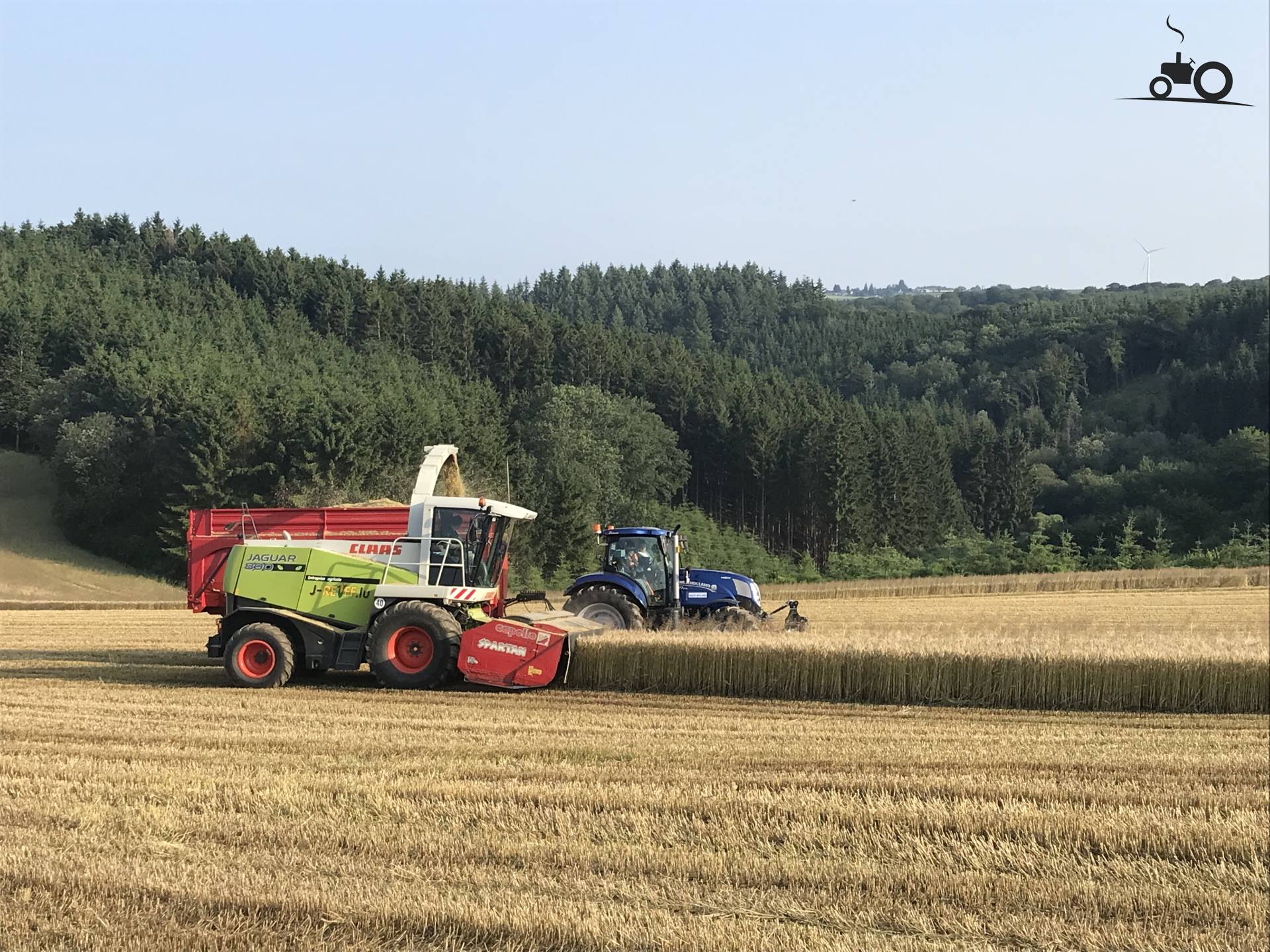 Foto Claas Jaguar 880 van J-Reiff.lu