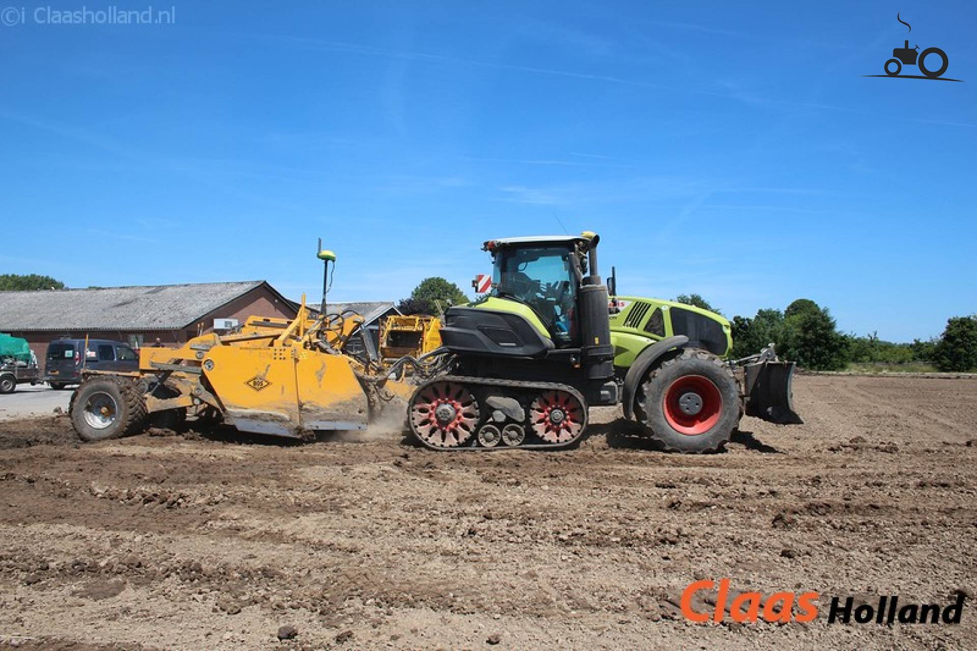 Foto Claas Axion 930 van Loonbedrijf B. de Vree jr.
