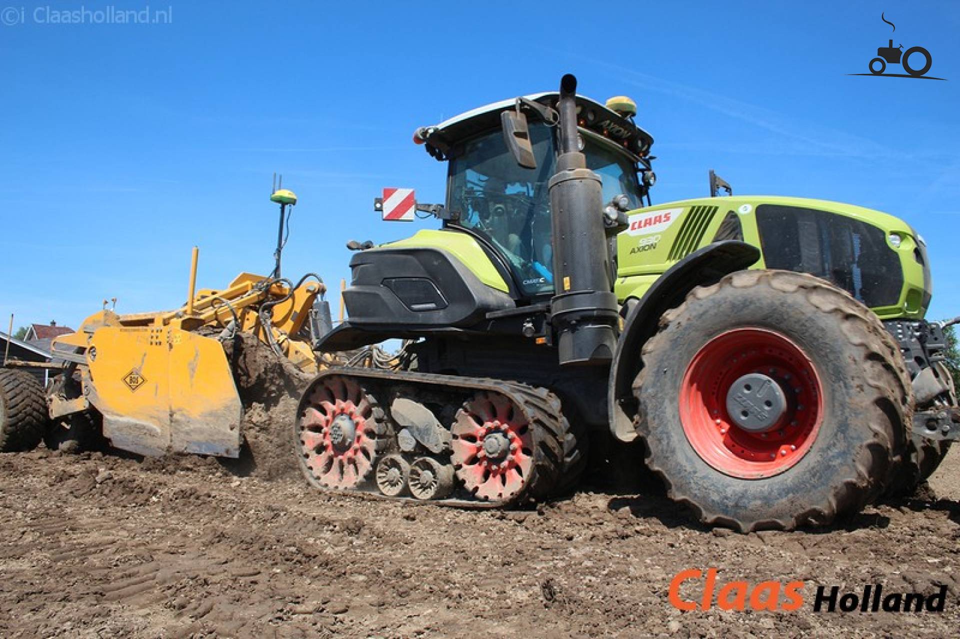 Foto Claas Axion 930 van Loonbedrijf B. de Vree jr.