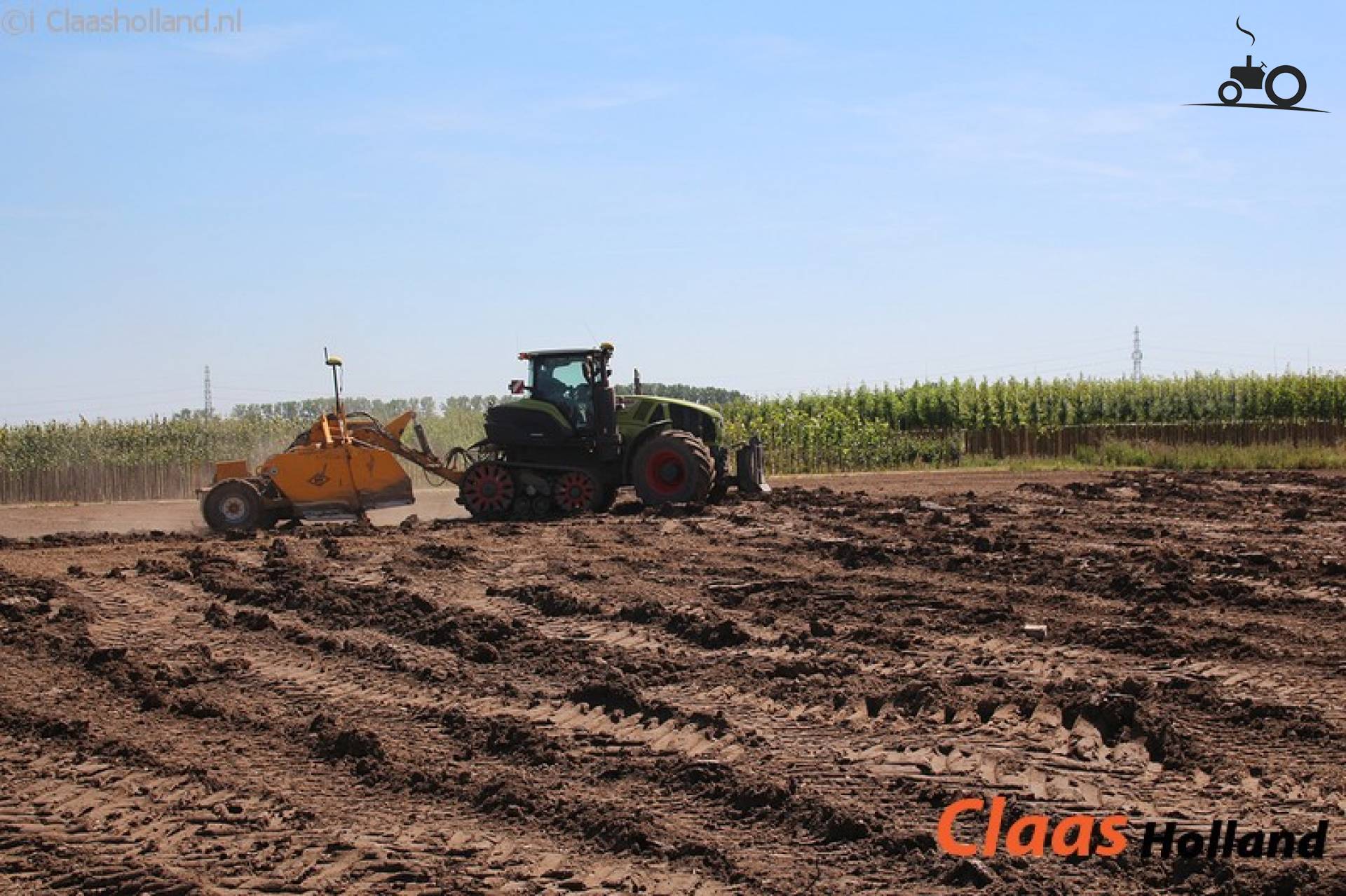 Foto Claas Axion 930 van Loonbedrijf B. de Vree jr.