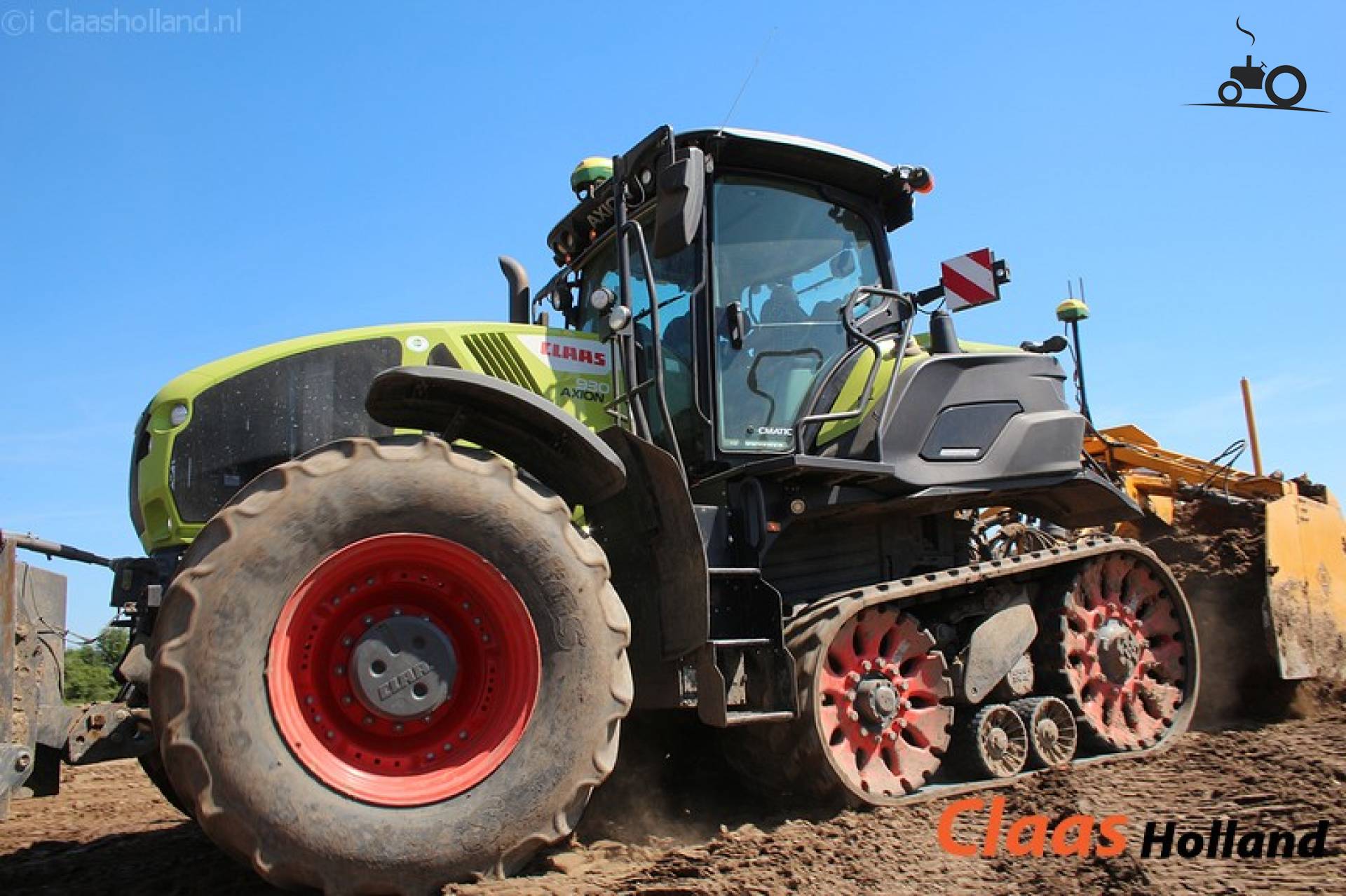 Foto Claas Axion 930 van Loonbedrijf B. de Vree jr.