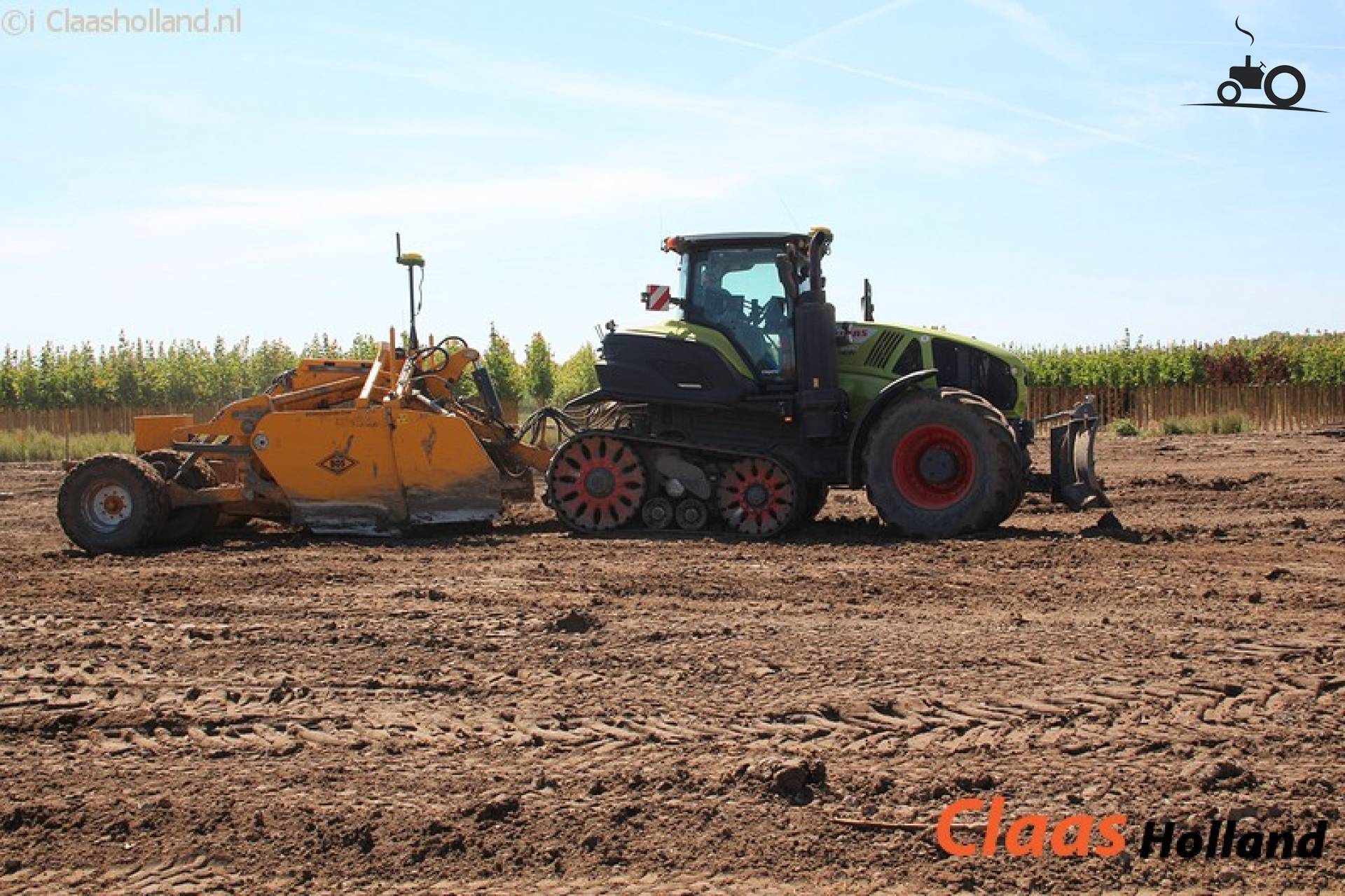 Foto Claas Axion 930 van Loonbedrijf B. de Vree jr.