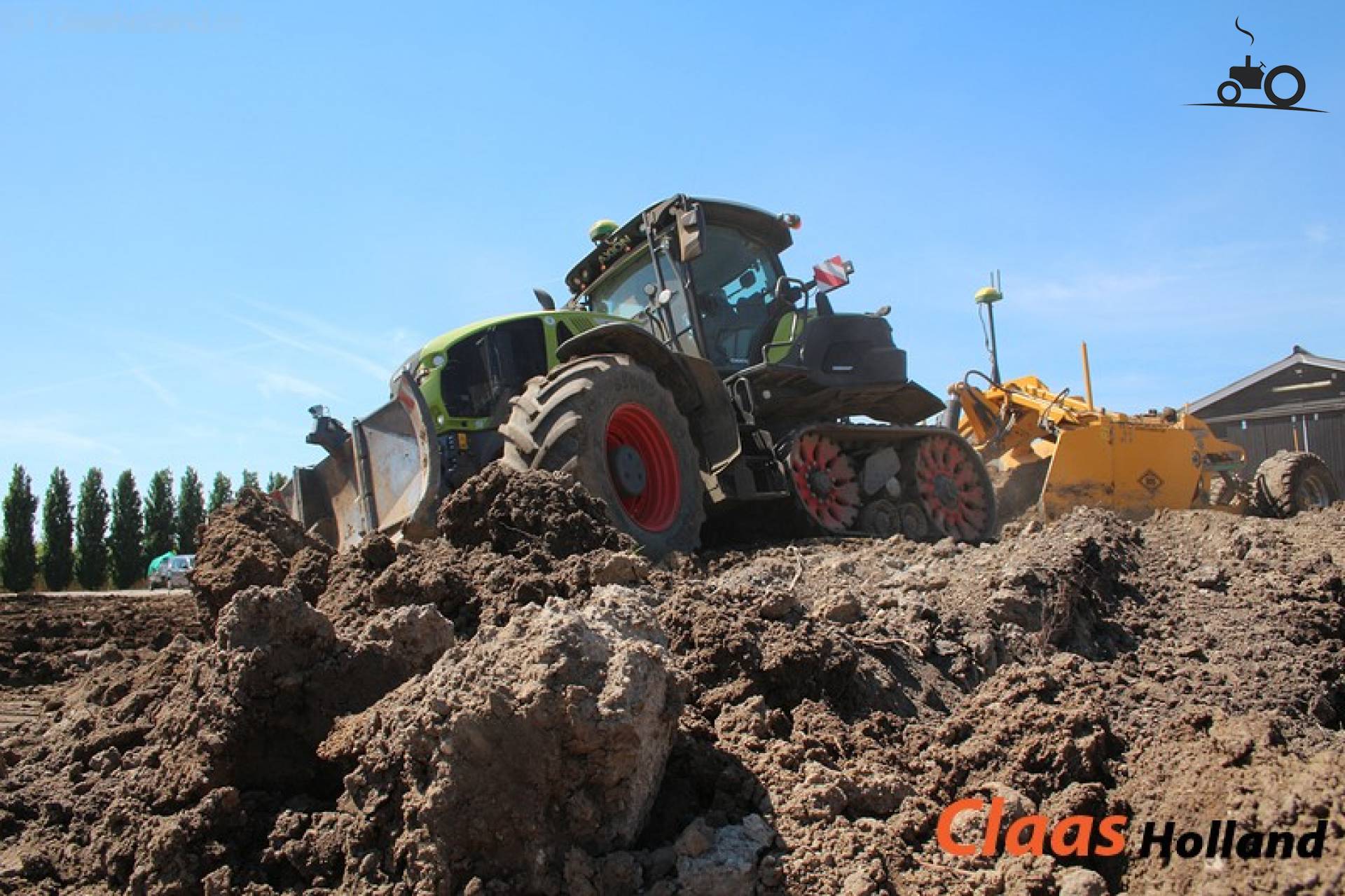 Foto Claas Axion 930 van Loonbedrijf B. de Vree jr.