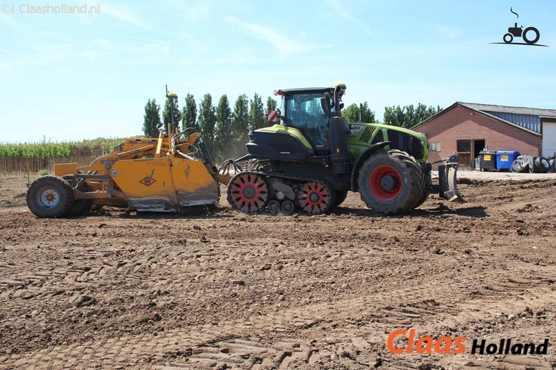 Foto Claas Axion 930 van Loonbedrijf B. de Vree jr.