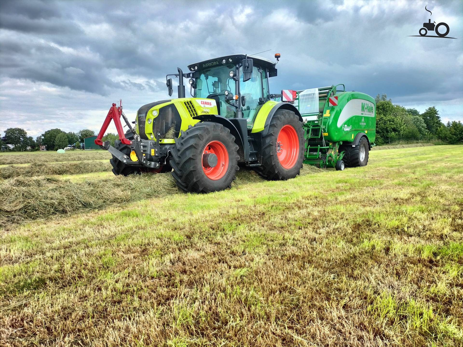 Foto Claas Arion 650 van H Vrieling