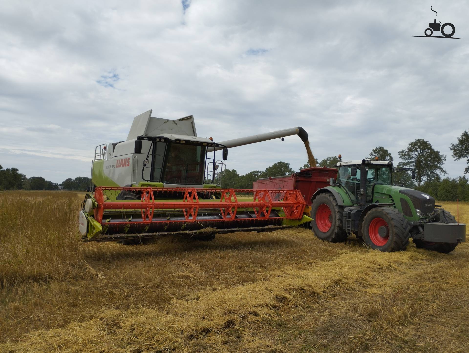 Foto Claas Lexion 570 van Loonbedrijf J.b.tersteege