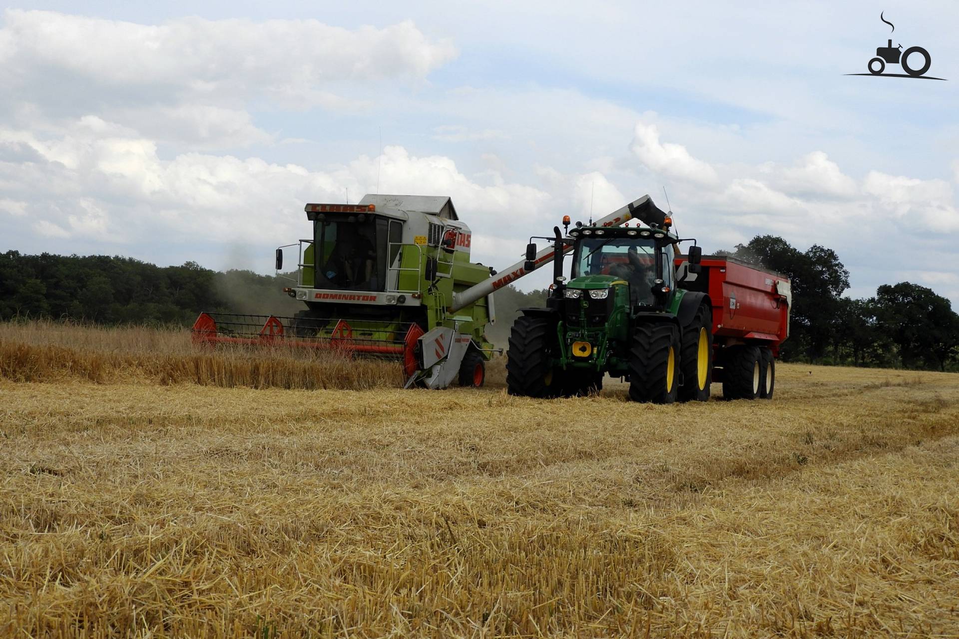 Foto Claas Dominator 88 van Varkenshandel Schuttert B.V