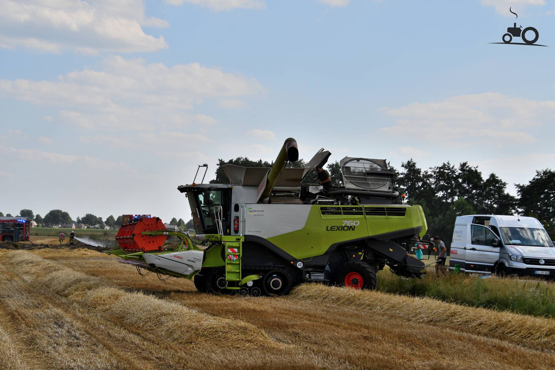 Foto Claas Lexion 760 van Agravis