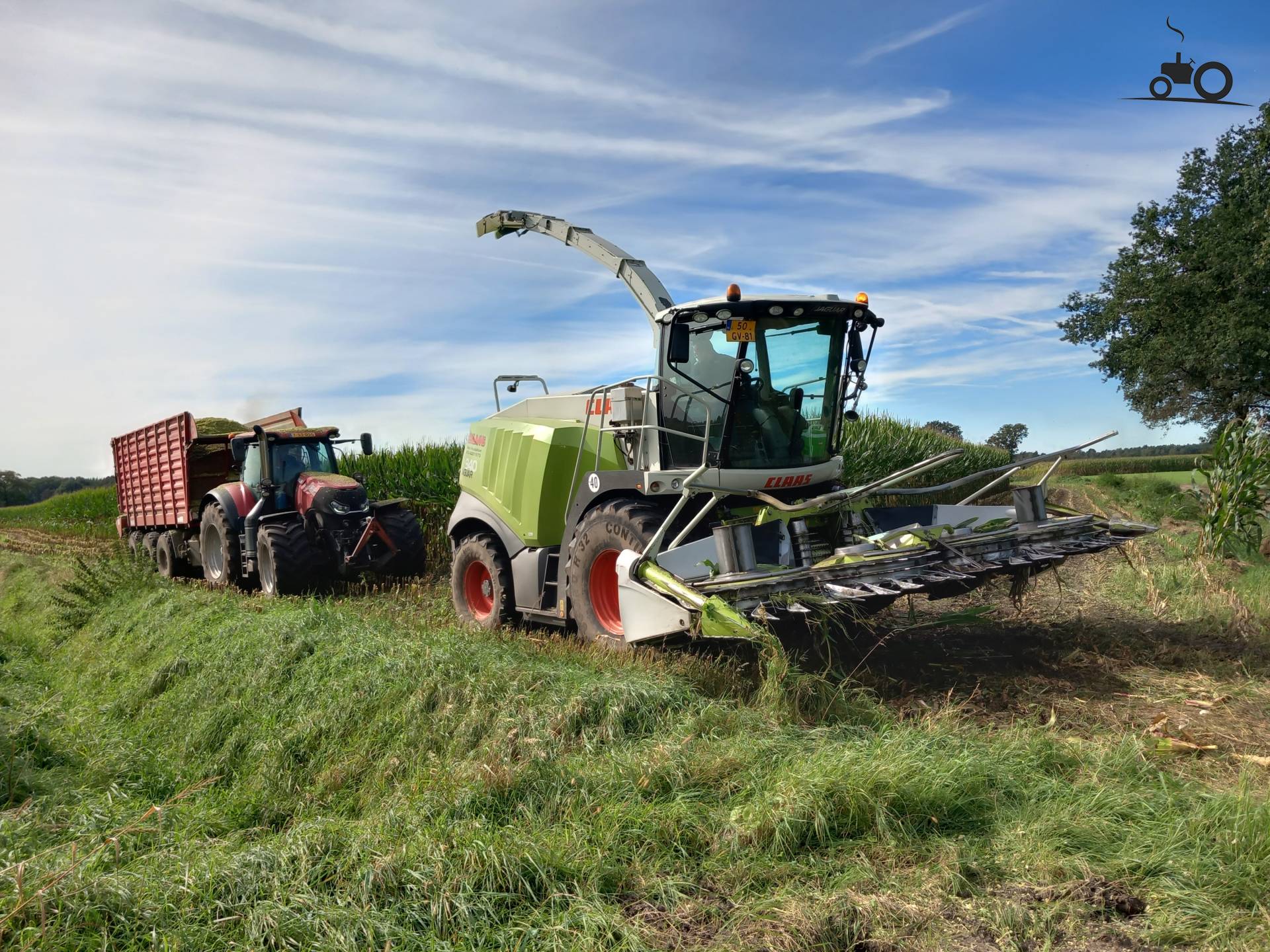 Foto Claas Jaguar 940 van Hesselmans Biest-houtakker