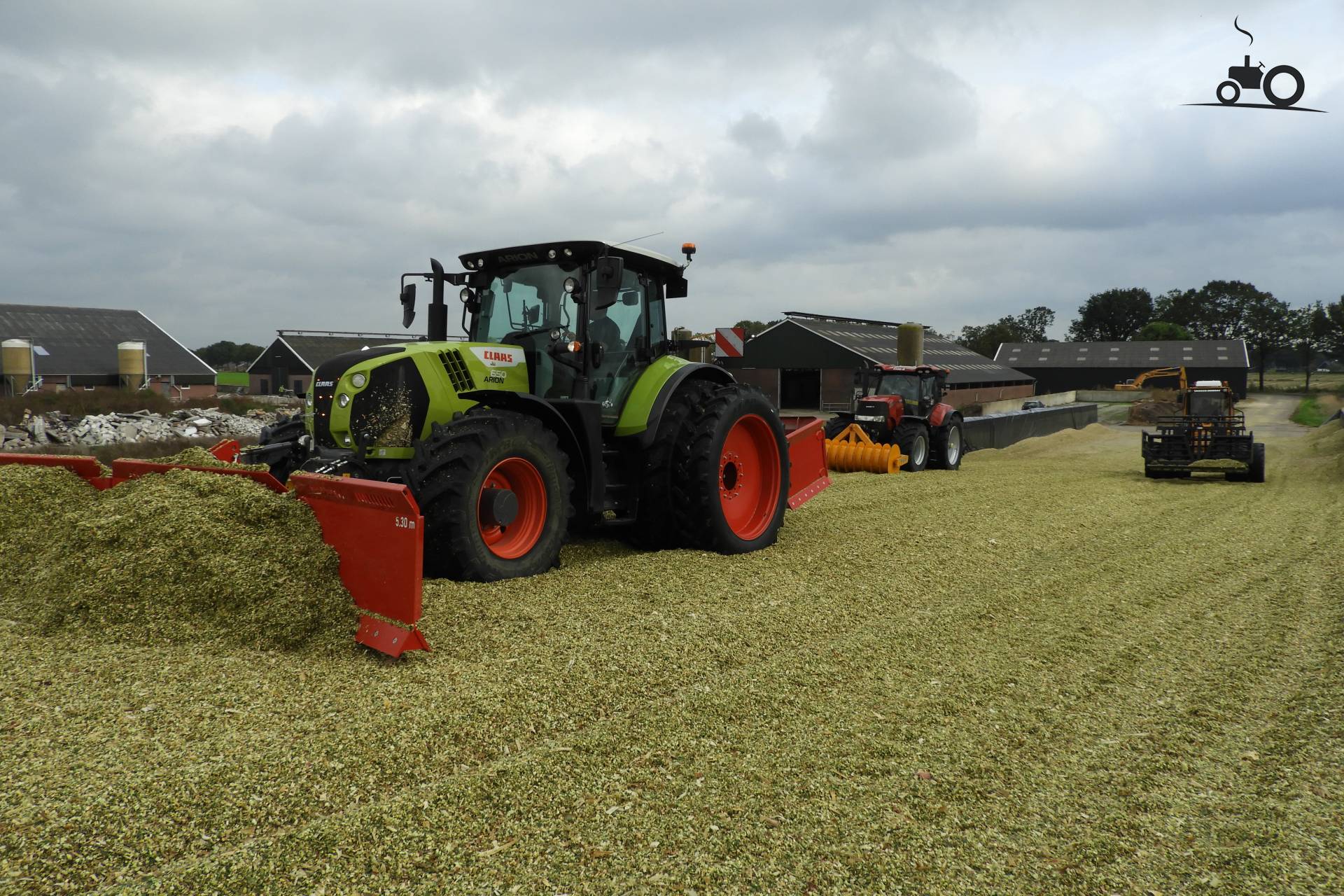 Foto Claas Arion 650 van H Vrieling, Loonbedrijf W.H. van de Peppel