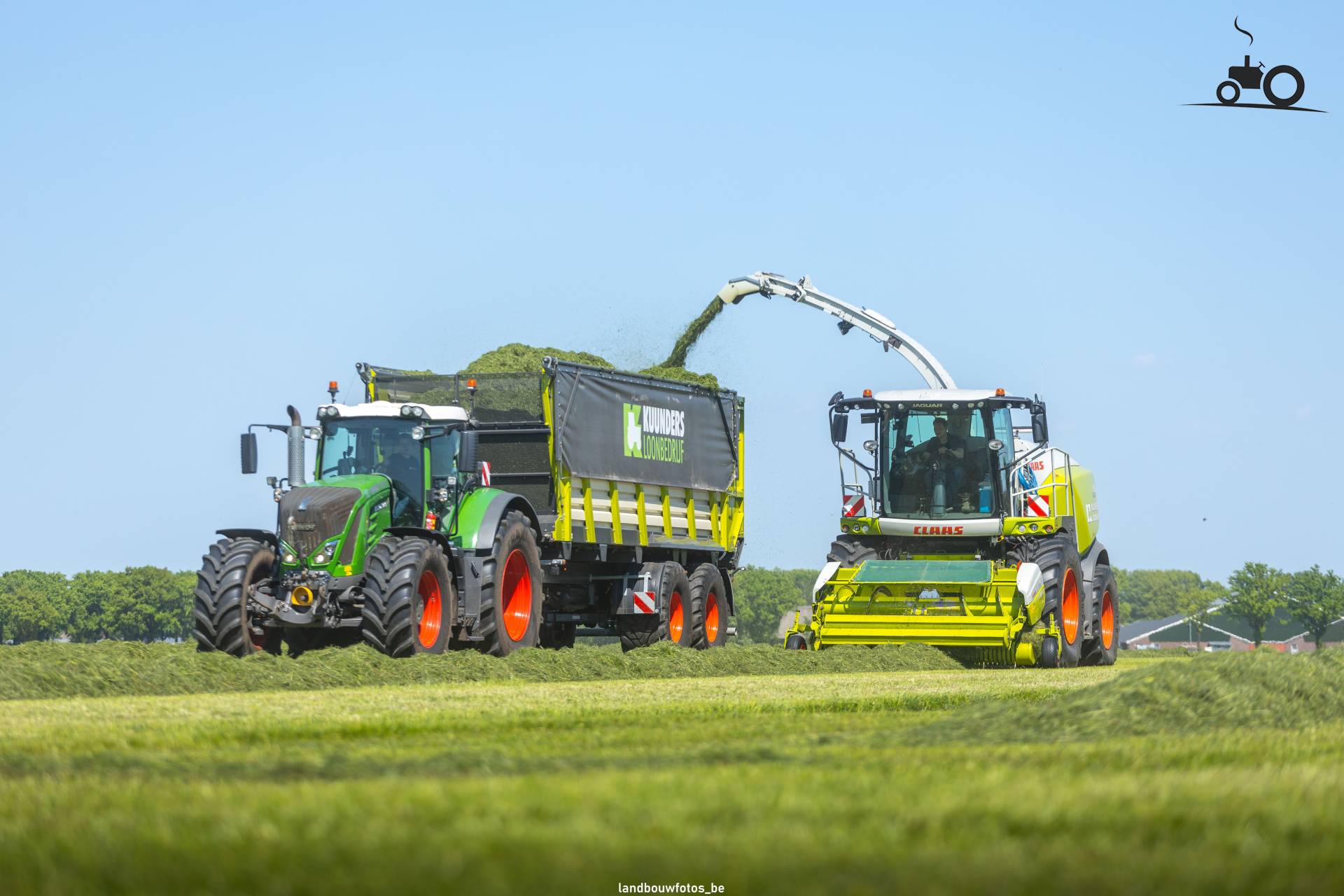 Foto Claas Jaguar 960 van Loonbedrijf Kuunders