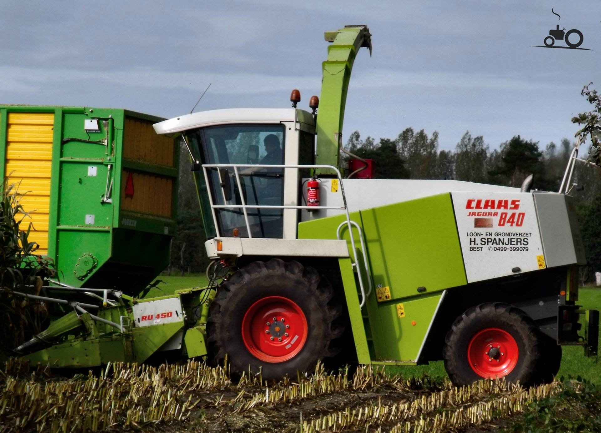 Foto Claas Jaguar 840 van H. Spanjers / Best