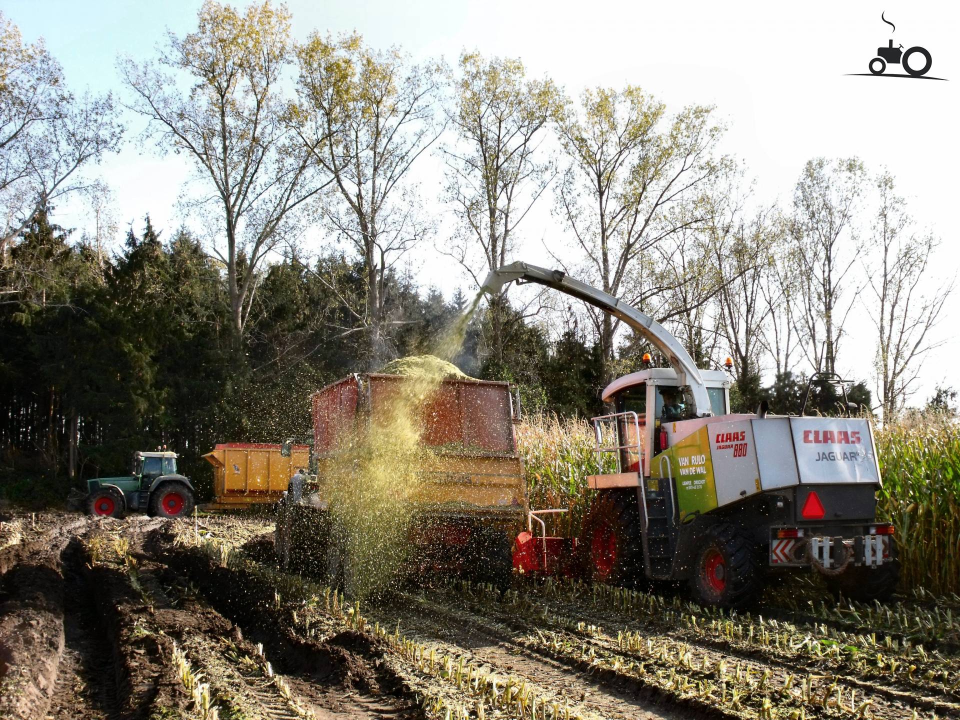 Foto Claas Jaguar 880 van Van Rulo - Van De Wal