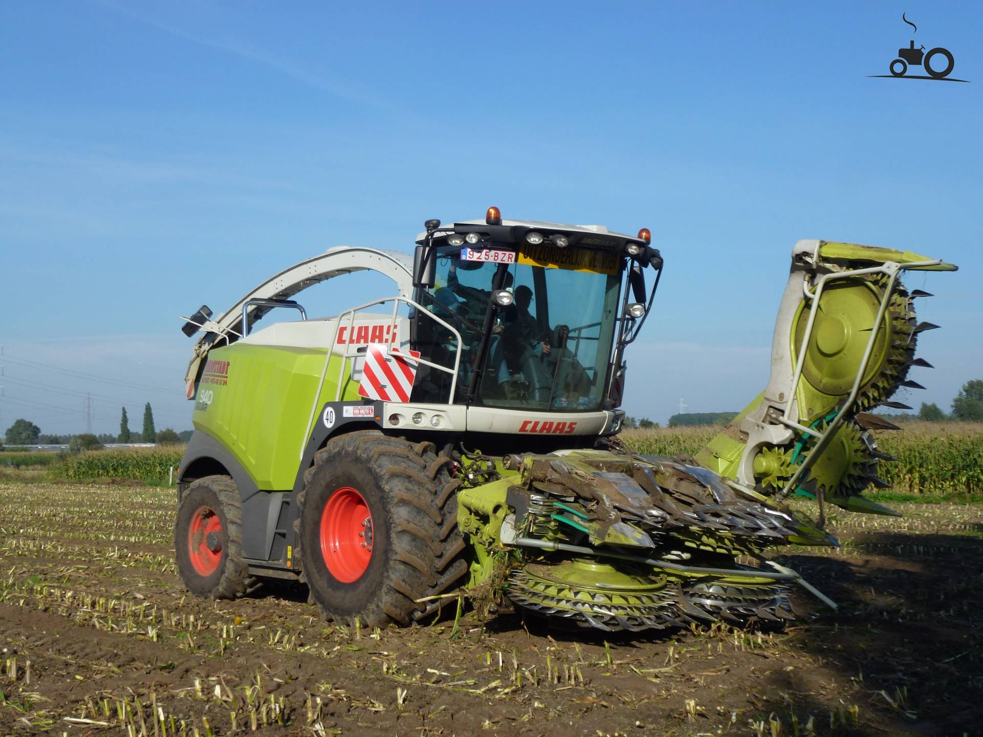 Foto Claas Jaguar 940 van Loonbedrijf Verhofstadt